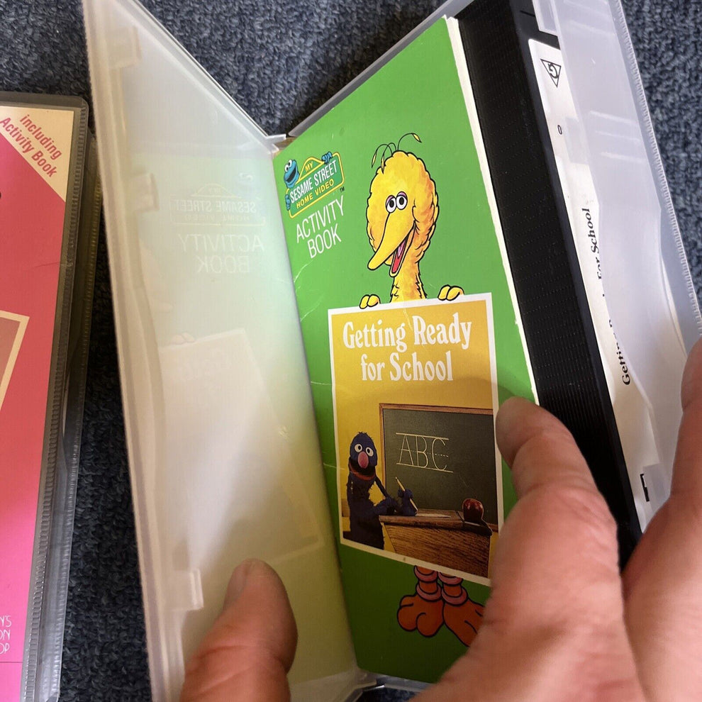 Sesame Street - Getting Ready to Read, Getting Ready For School (VHS ...