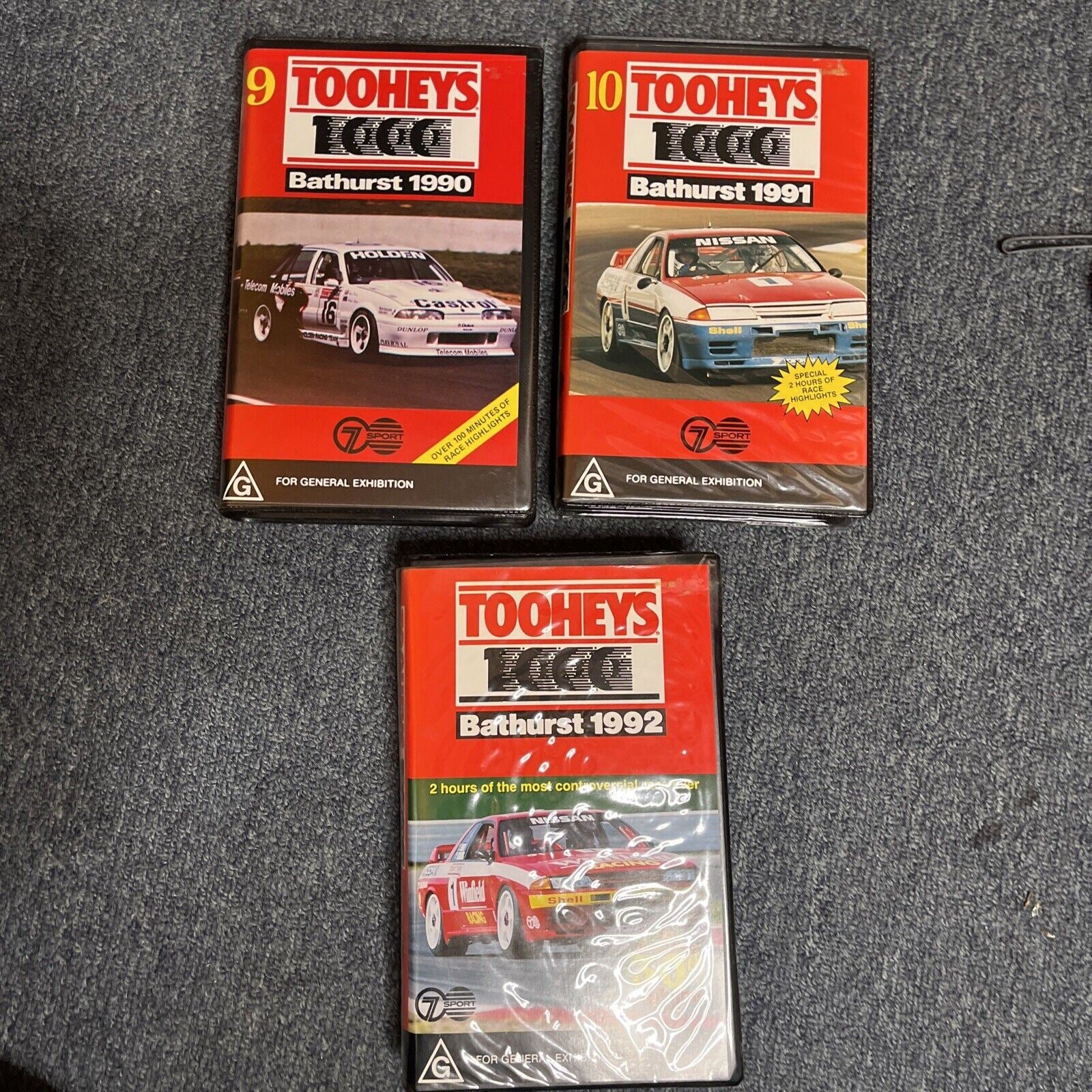 Tooheys 1000 Bathurst 1990 1991 1992 (VHS) PAL – Retro Unit