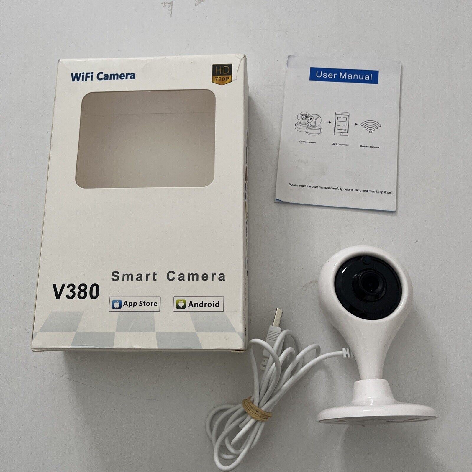 Wifi Smart Camera HD 720P For iOS Android V380 – Retro Unit