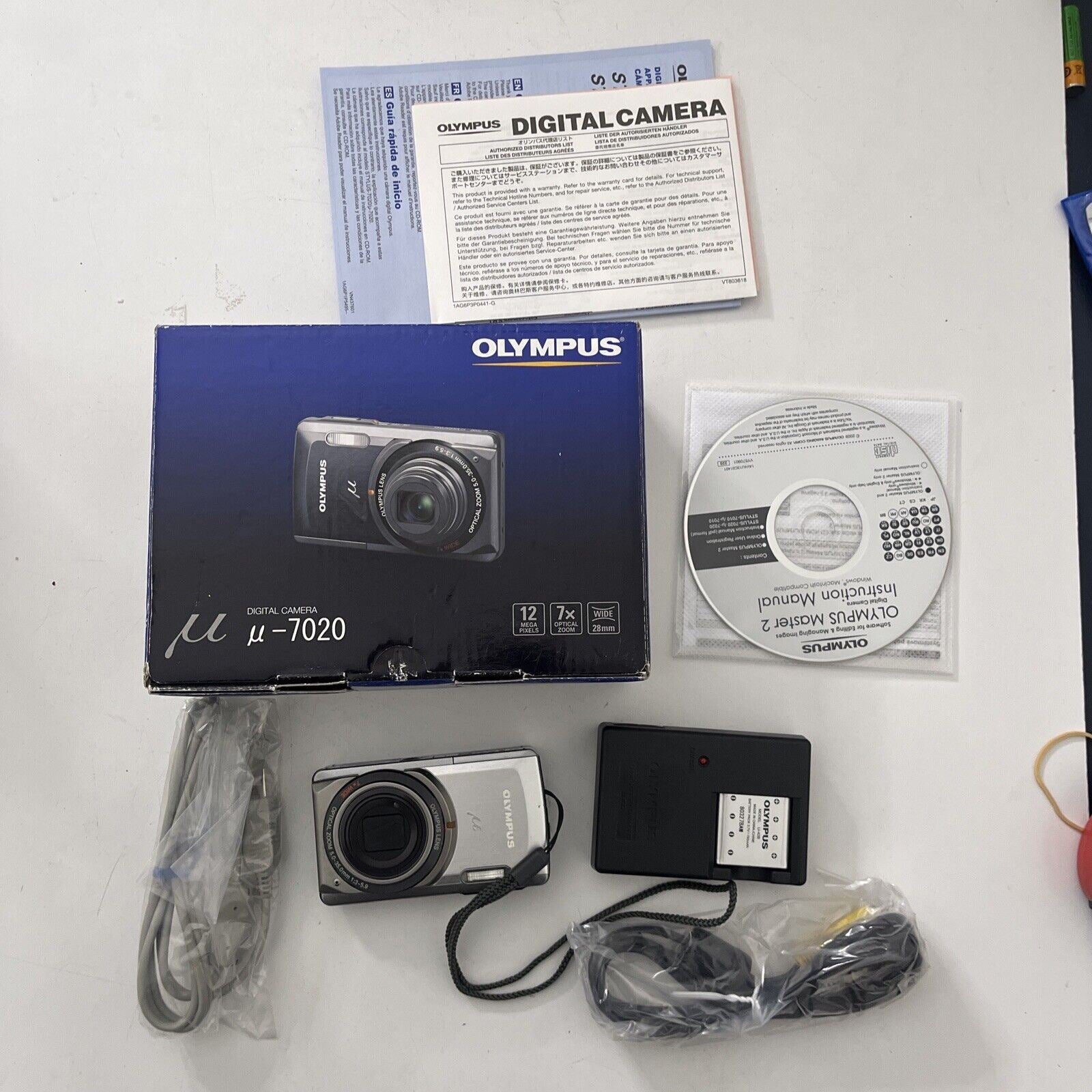 Olympus u-7020 Digital Camera 12MP 7x Optical Zoom – Retro Unit