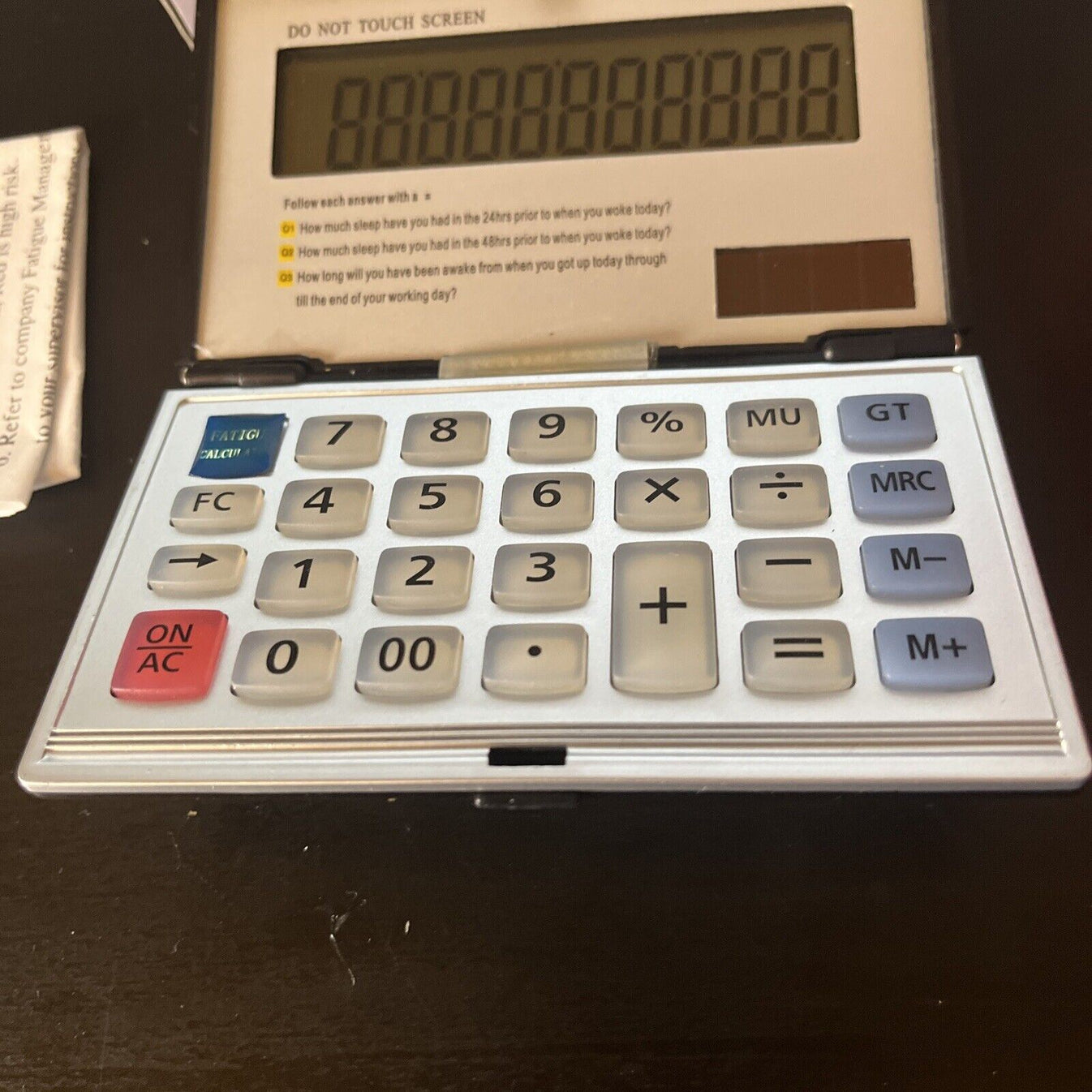 Fatigue Calculator MB Solutions – Retro Unit