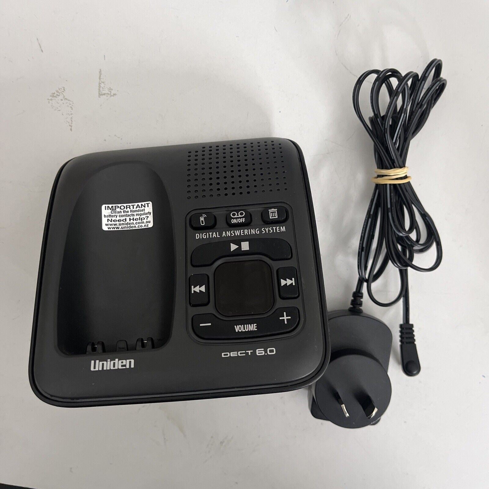 Uniden DECT1635 Charger Base Digital Answering Machine *No Handset ...