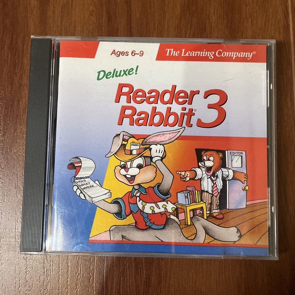 The Learning Company: Deluxe! Reader Rabbit 3 PC CDROM 1997 – Retro Unit