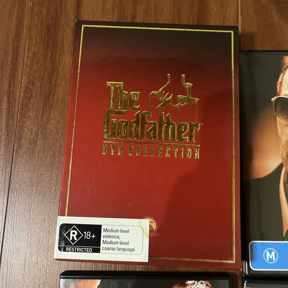 The Godfather DVD Collection: Godfather 1,2,3 (DVD, 1972, 4-Disc) Regi – Retro Unit