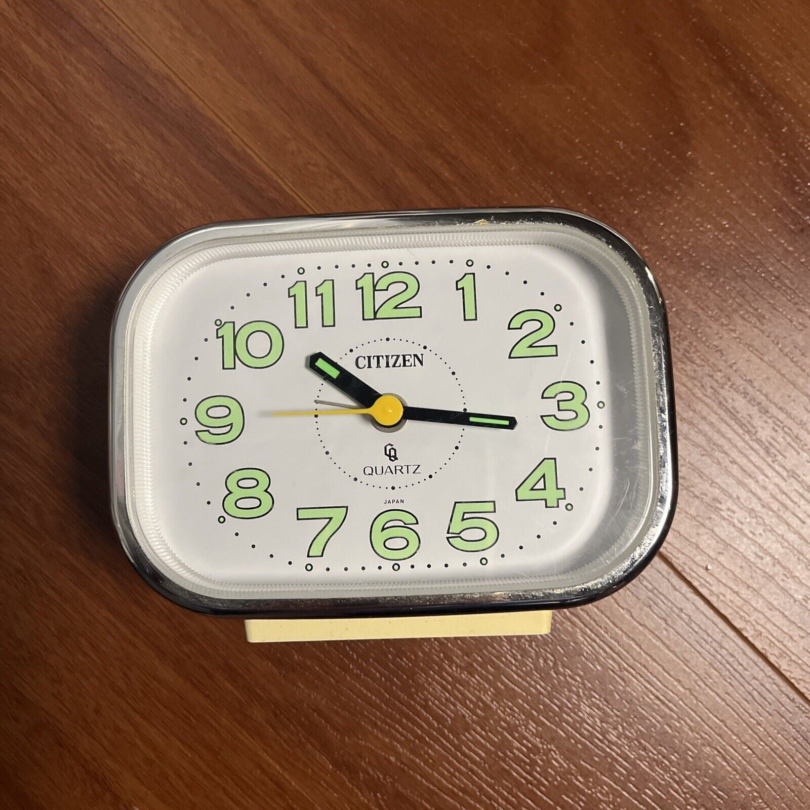 Citizen Alarm Quartz Table Clock Made in Japan QKB4013 – Retro Unit