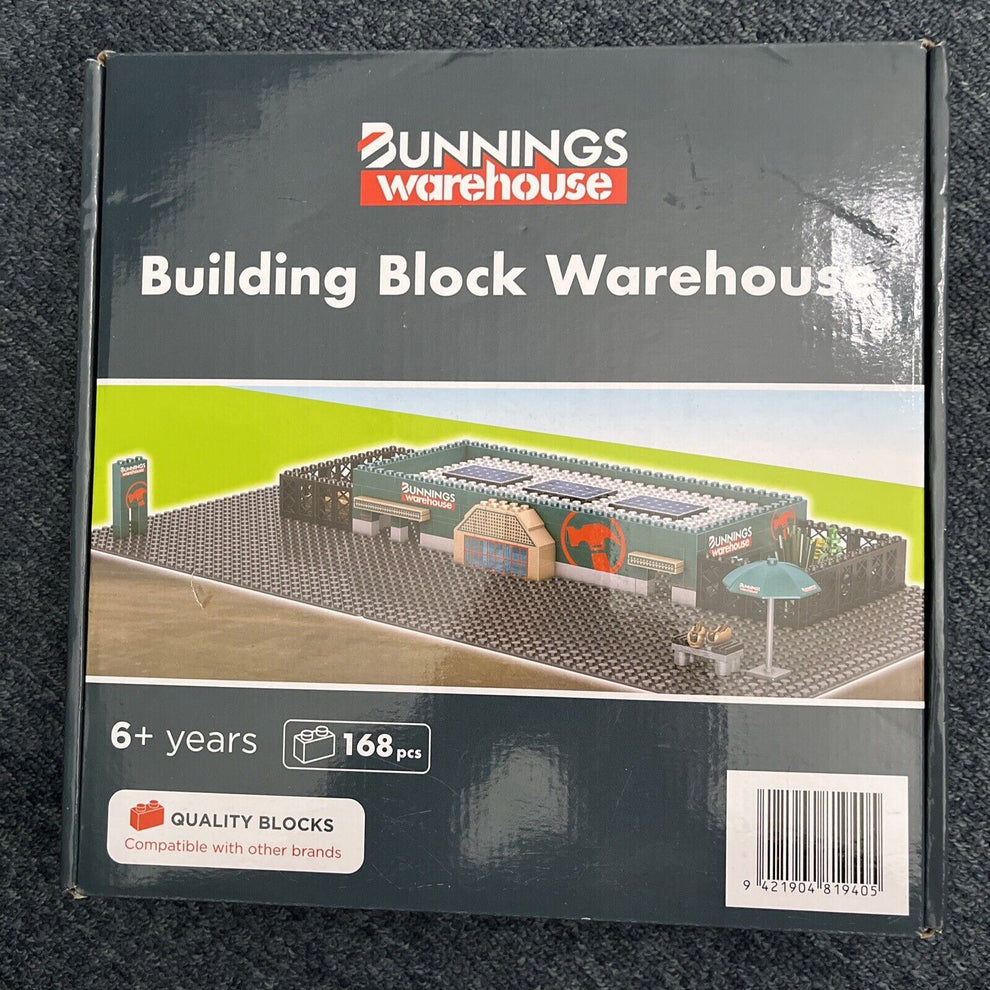 *New* Bunnings Block Warehouse 168 Pieces – Retro Unit