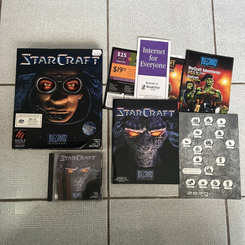 Starcraft - Collector's Special Edition Box PC CDROM 1997 – Retro Unit
