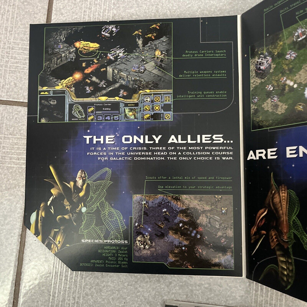 Starcraft - Collector's Special Edition Box PC CDROM 1997 – Retro Unit