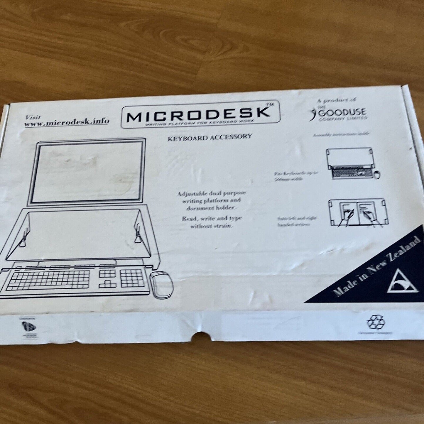 Microdesk Writing Platform for Keyboard Work Keyboard Accessory *Never ...