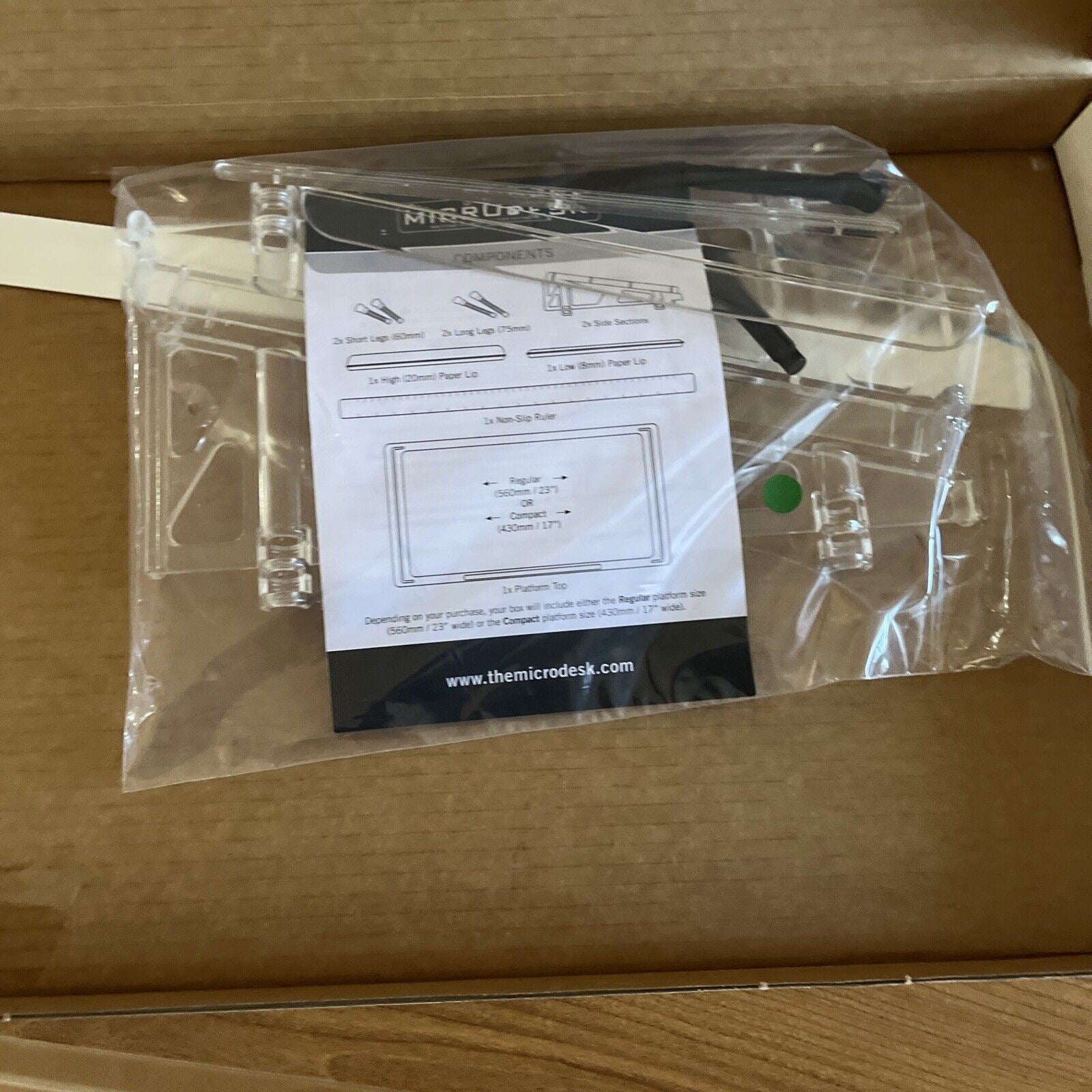 Microdesk Writing Platform for Keyboard Work Keyboard Accessory *Never ...