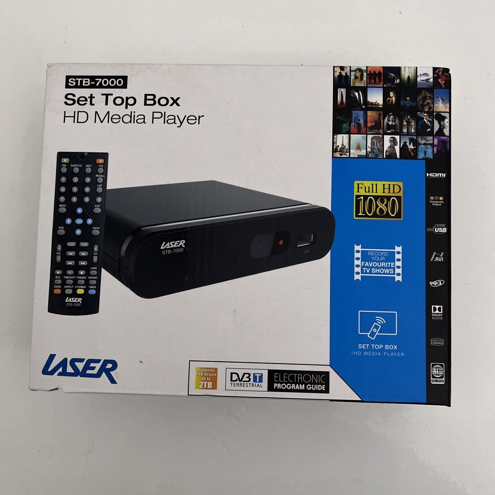 Laser STB-7000 Full HD Set Top Box – Retro Unit