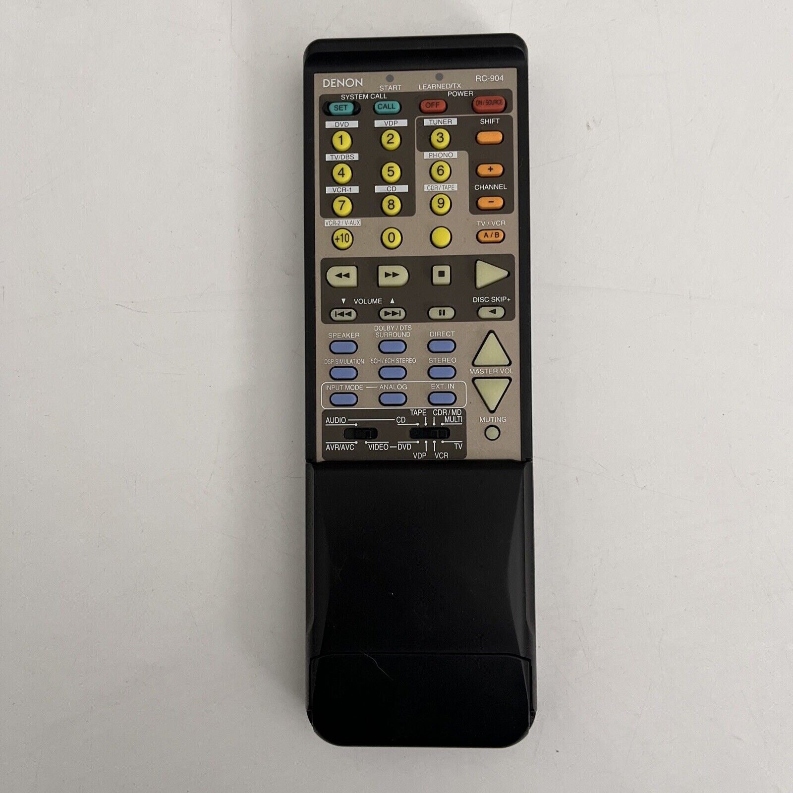 Genuine Denon RC-904 Remote Control for AVR 2802, AVR-2802, AVR2802 ...