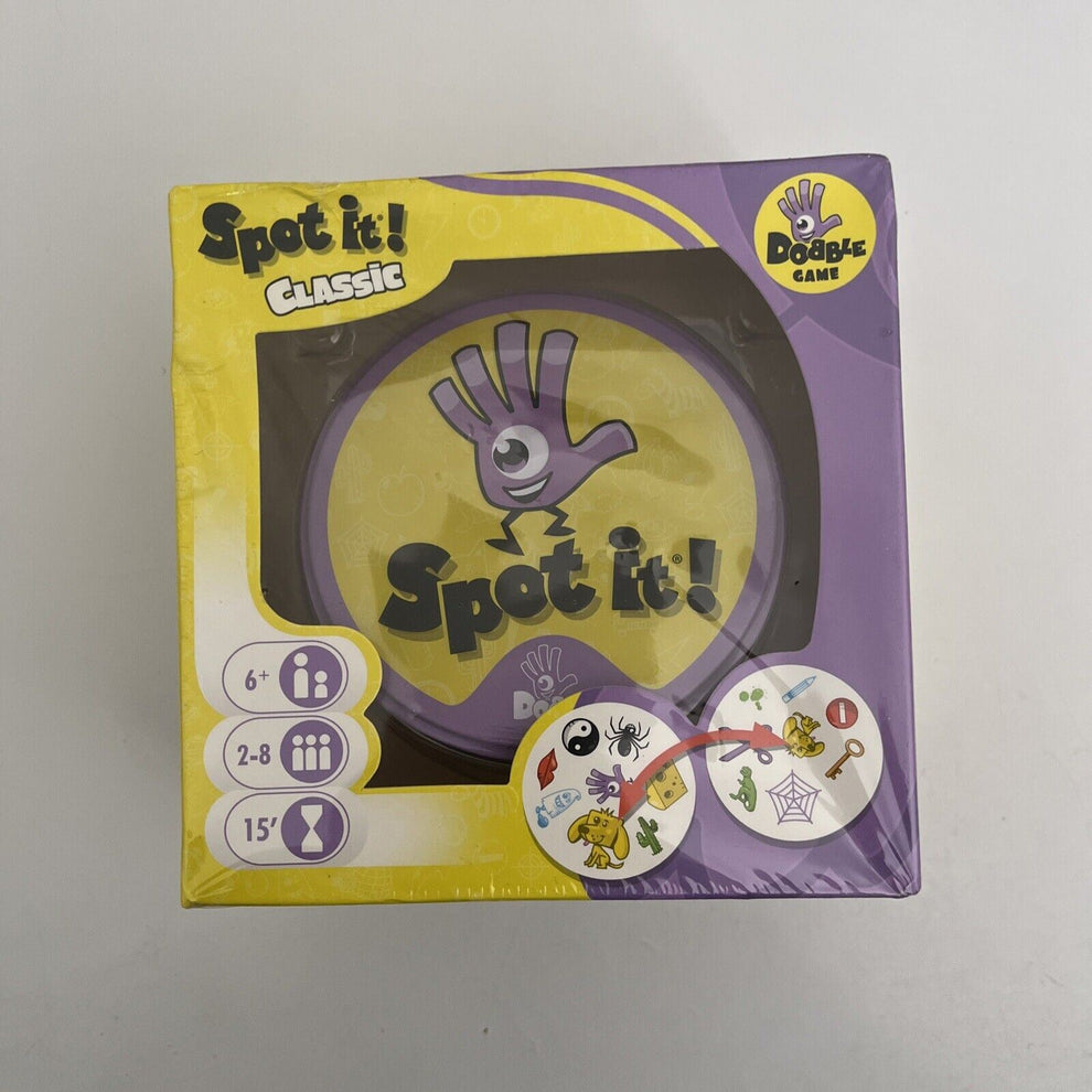 *New Sealed* Spot It! Classic Card Game – Retro Unit