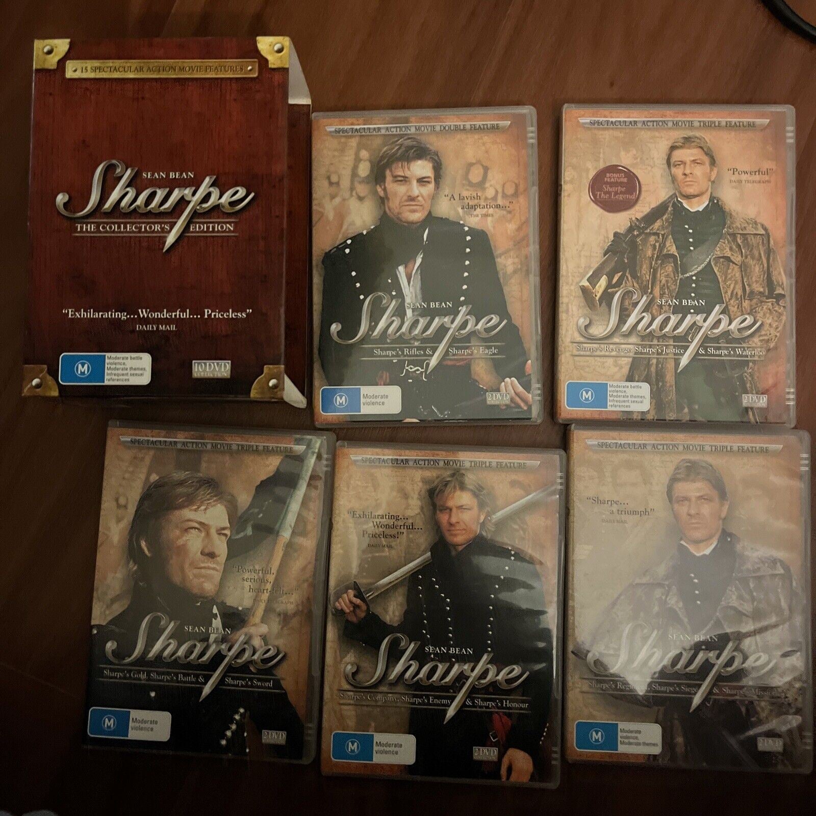 Sean Bean Sharpe - Collector's Edition 15-Movies (DVD, 1997, 10-Disc ...
