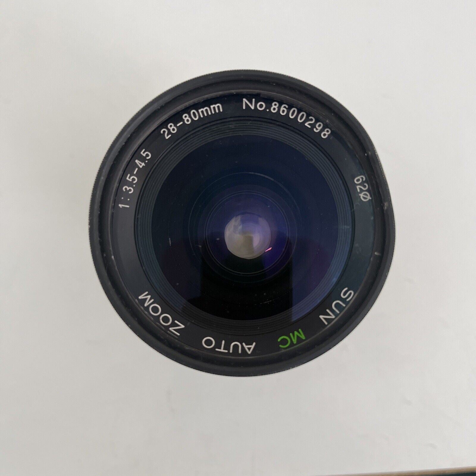 Tamron Auto Zoom Lens 1:3.5-4.5 28-80mm No. 8600298 Sun MC – Retro Unit