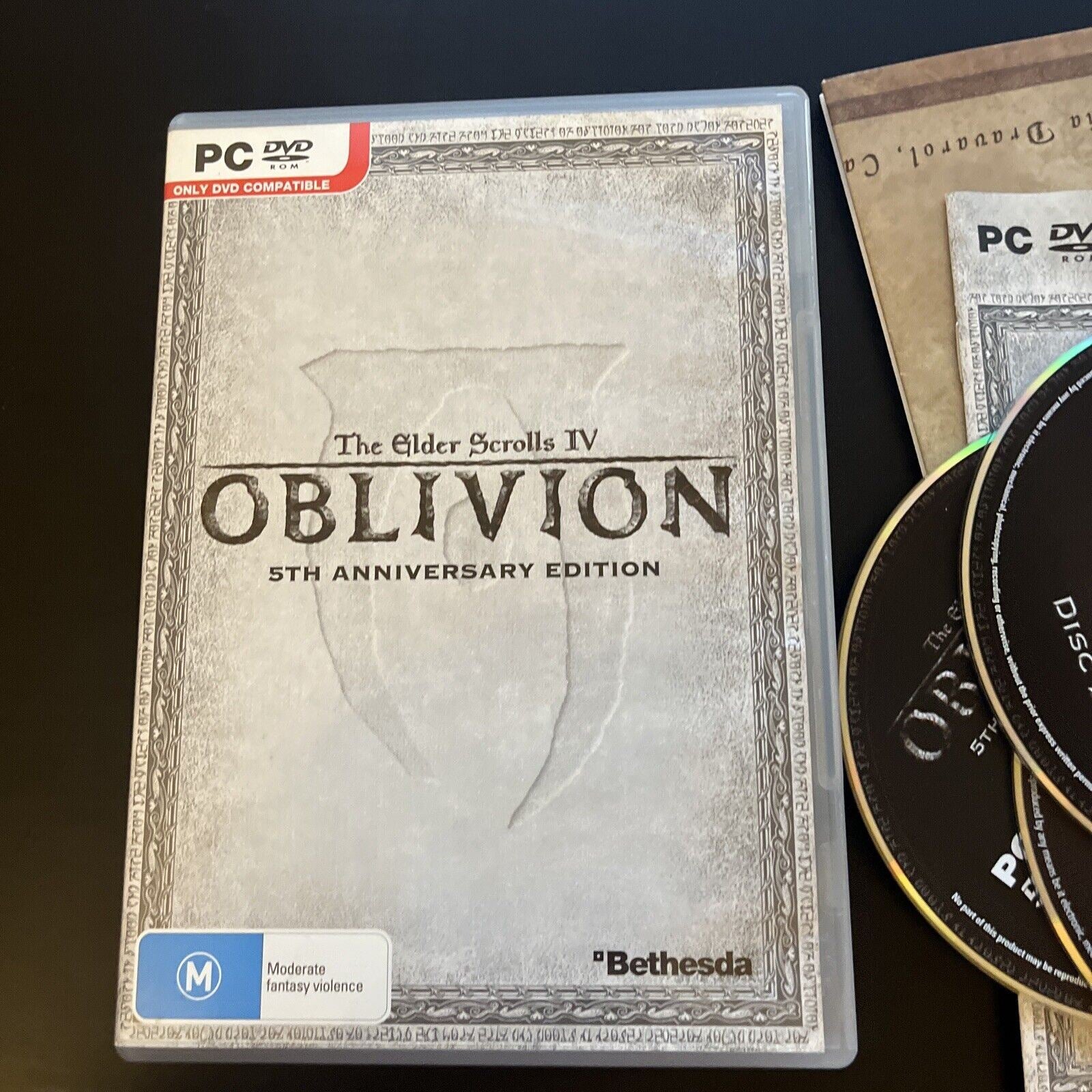 The Elder Scrolls IV OBLIVION 5th Anniversary Edition PC Game DVD ROM ...
