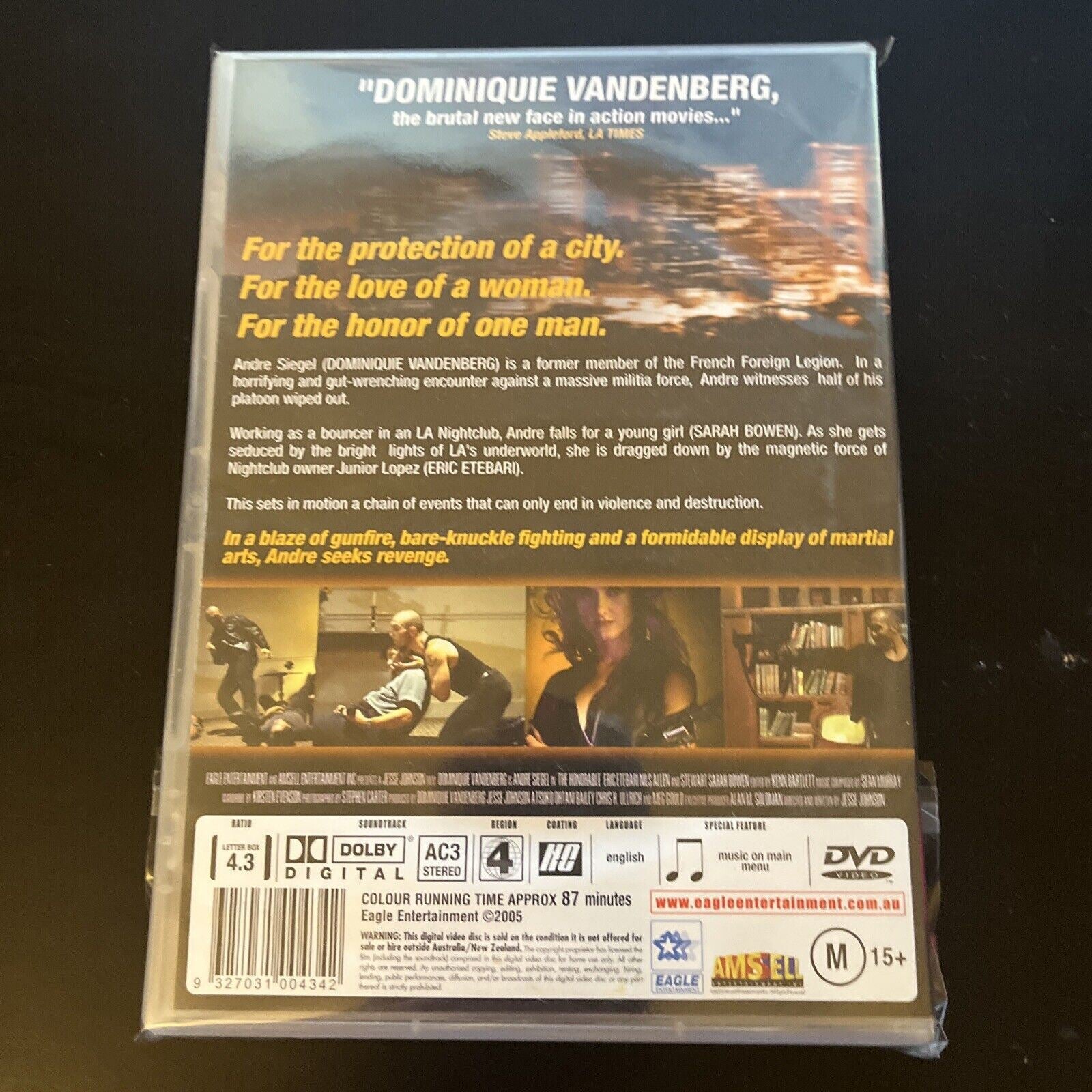 The Honorable (DVD, 2002) Dominique Vandenberg, Eric Etebari NEW Regio ...