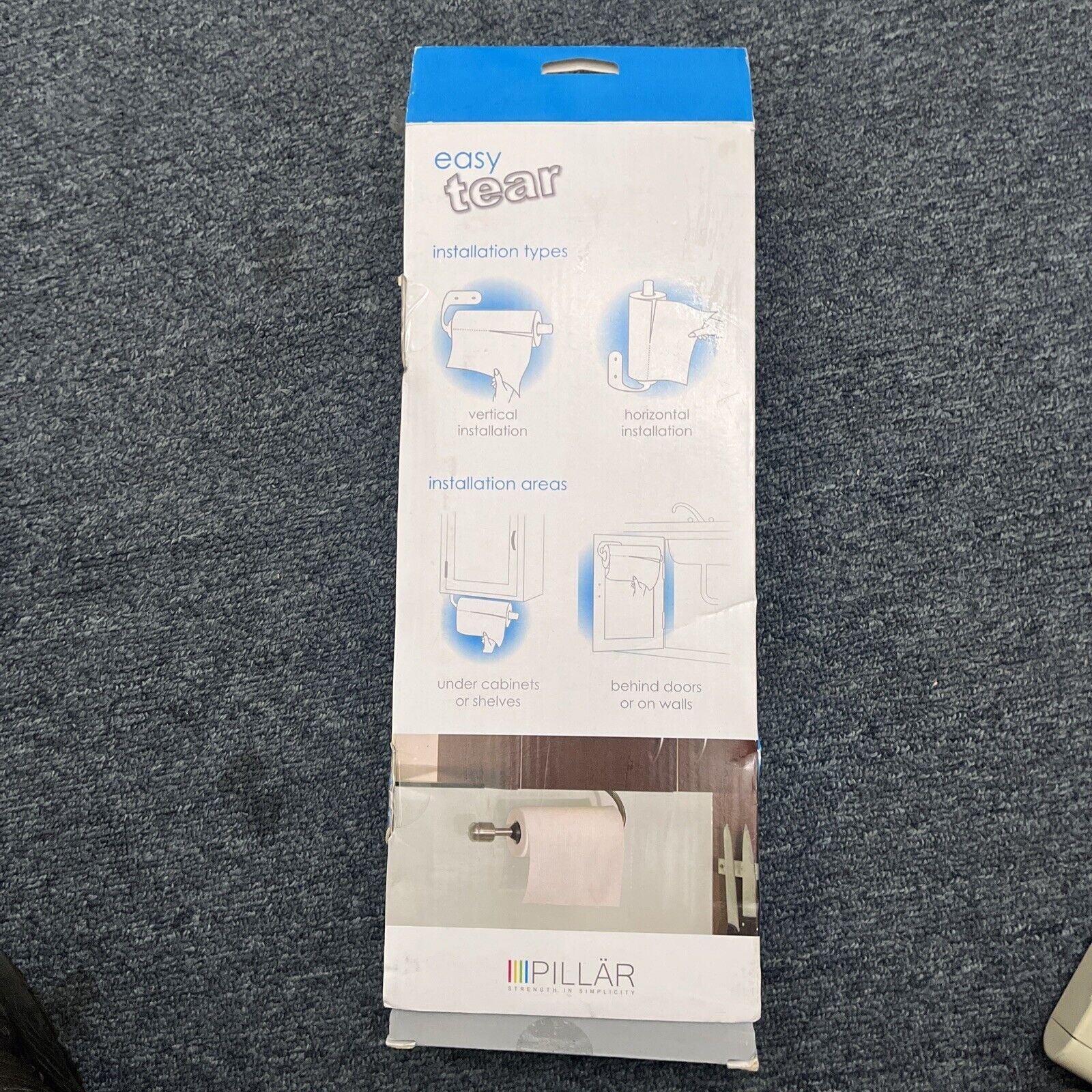 Easy Tear - Paper Towel Dispenser - One Hand Pull & Tear – Retro Unit