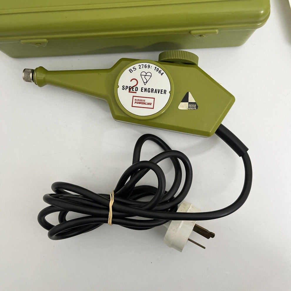 Burgess Powerline 2 Speed Engraver Model no.72 Made in England 1964 ...