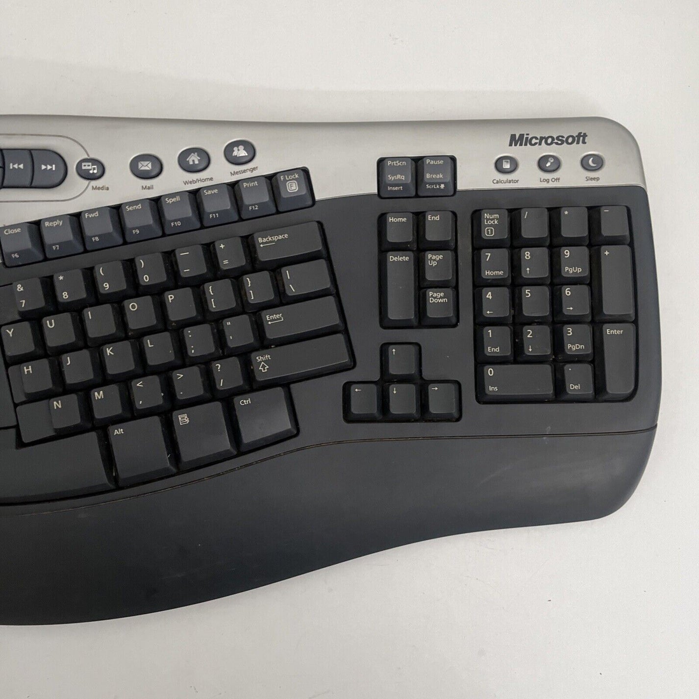Microsoft Wireless Natural MultiMedia Keyboard *No Reciever* – Retro Unit