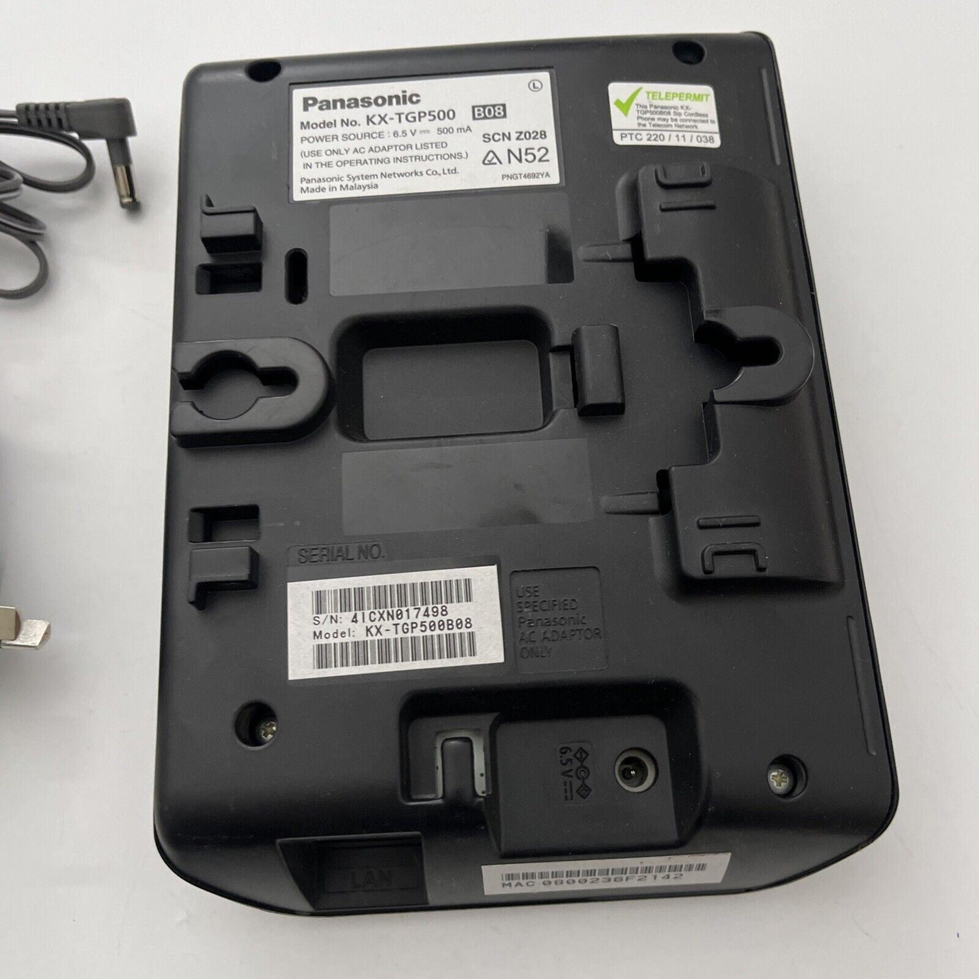 Panasonic KX-TGP500 Base Station Only *No Handset* – Retro Unit