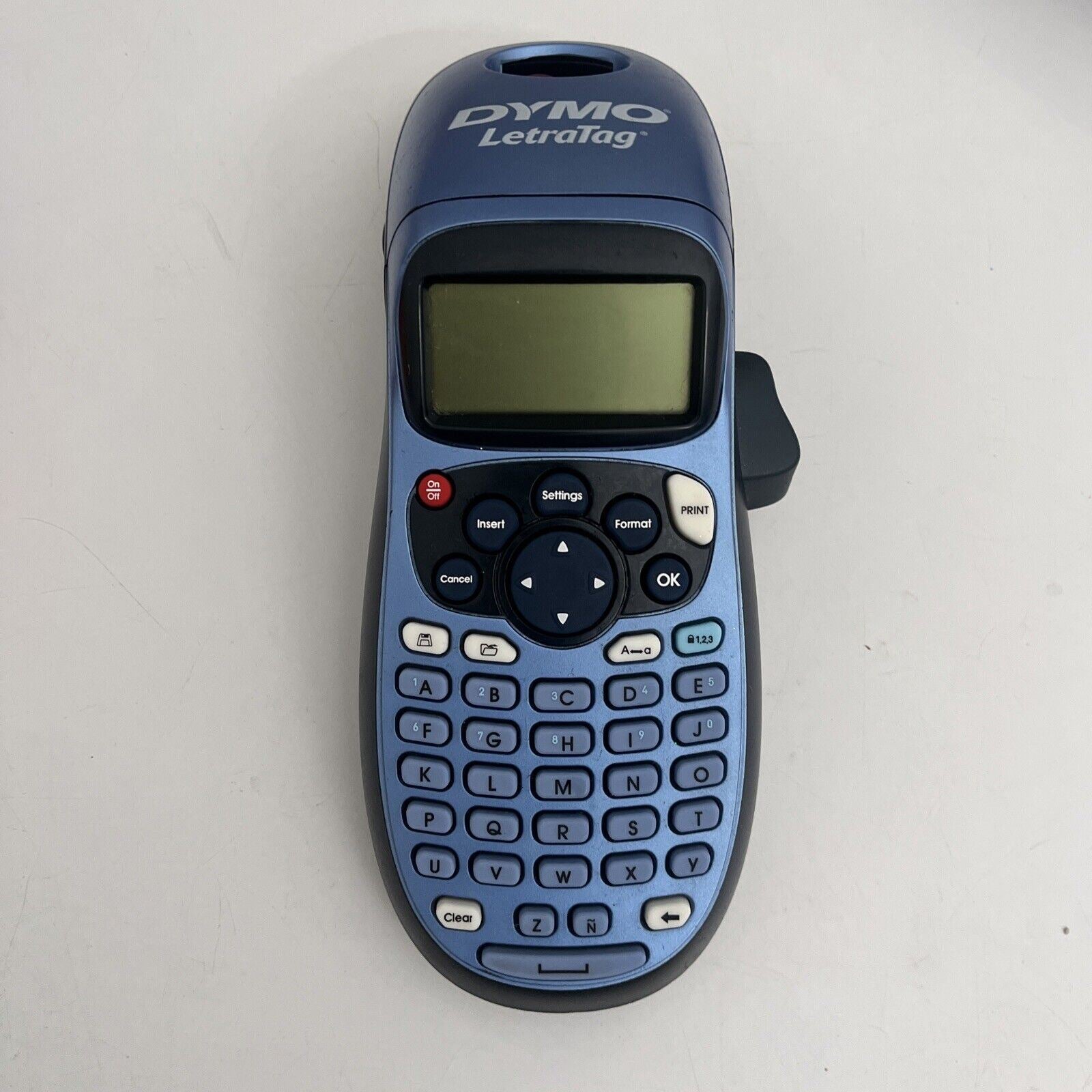 Dymo Personal Label Maker Letratag Labeller LT-100H – Blue – Retro Unit