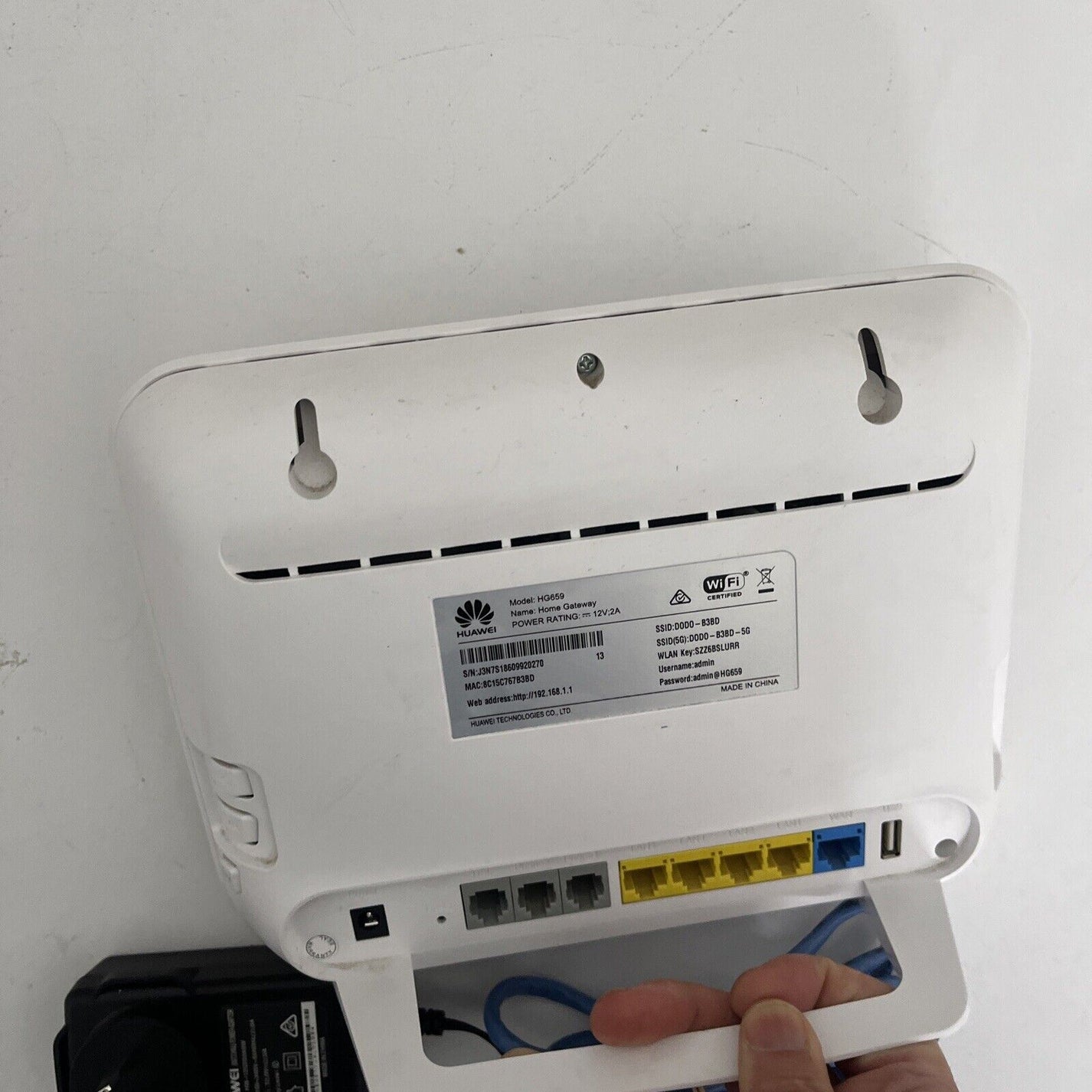 Dodo Home Gateway VoIP Wireless Modem Router Huawei HG659 – Retro Unit