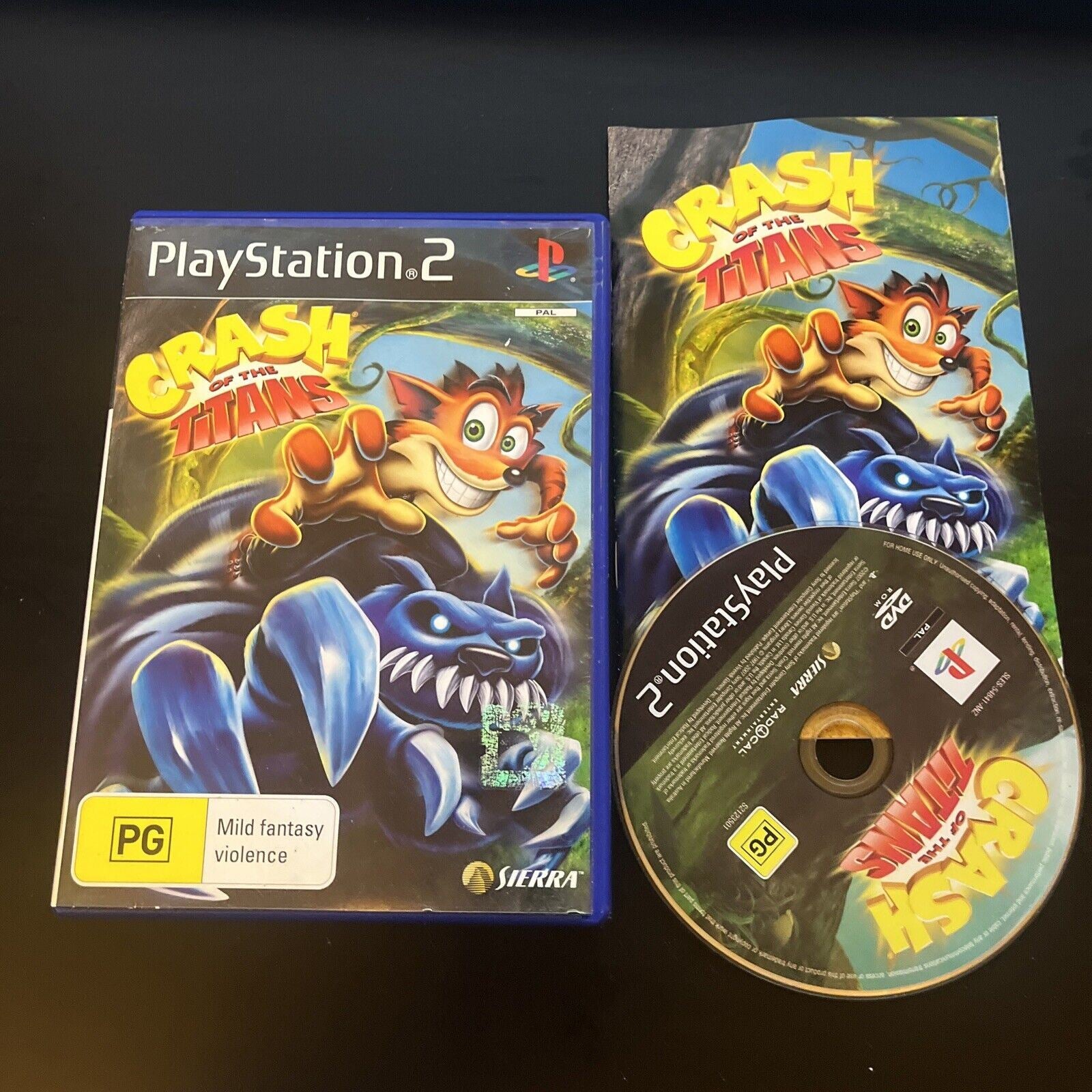 Crash of the Titans Playstation 2 Sony PS2 Game Complete With Manual P ...