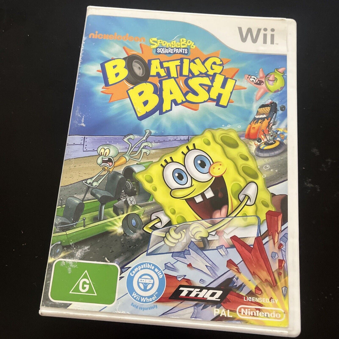 Spongebob Squarepants Boating Bash Nintendo Wii Game PAL – Retro Unit