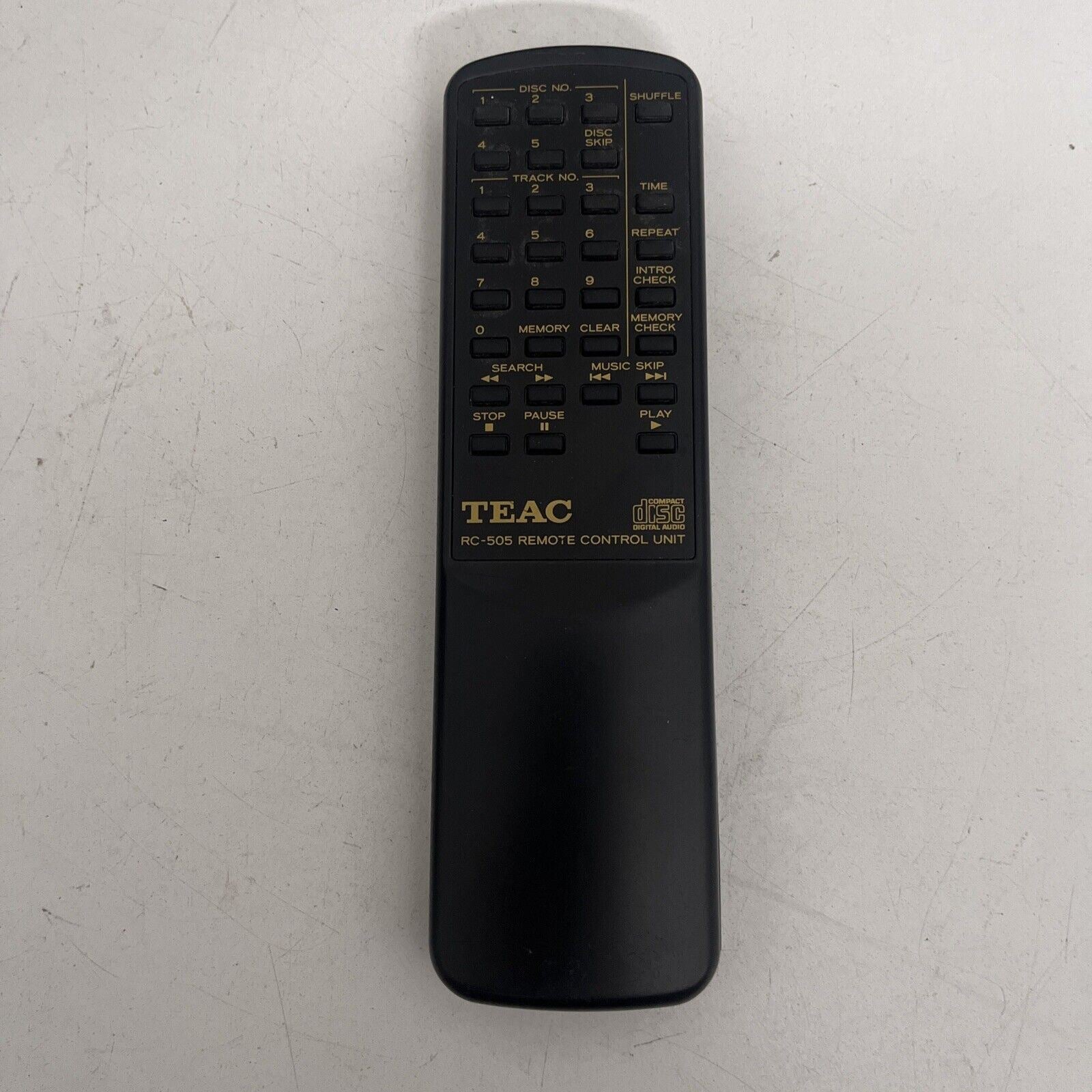 Genuine Teac RC-505 Remote Control for CD player – Retro Unit