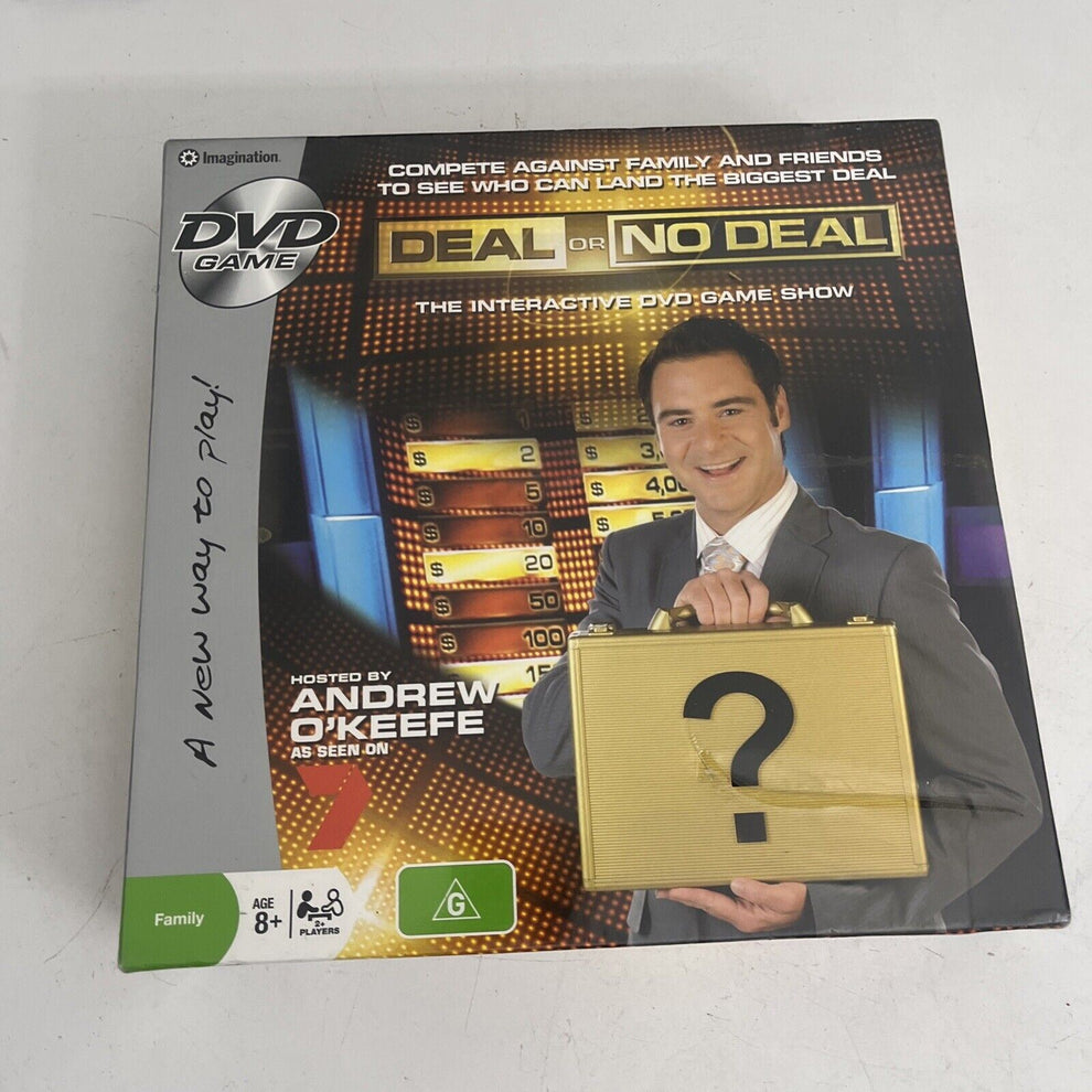 *New Sealed* DEAL or NO DEAL Andrew O'Keefe - The Interactive DVD GAME ...