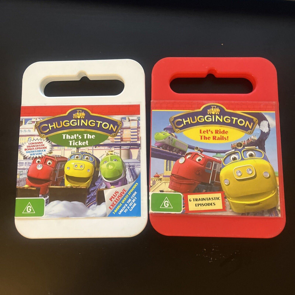 Chuggington - That's the Ticket / Let's Ride The Rails! (DVD) Region 4 ...