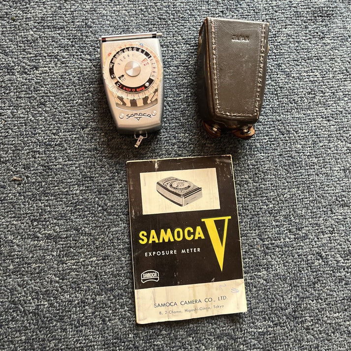Vintage Samoca Electric Exposure Meter Model V Made in Japan – Retro Unit