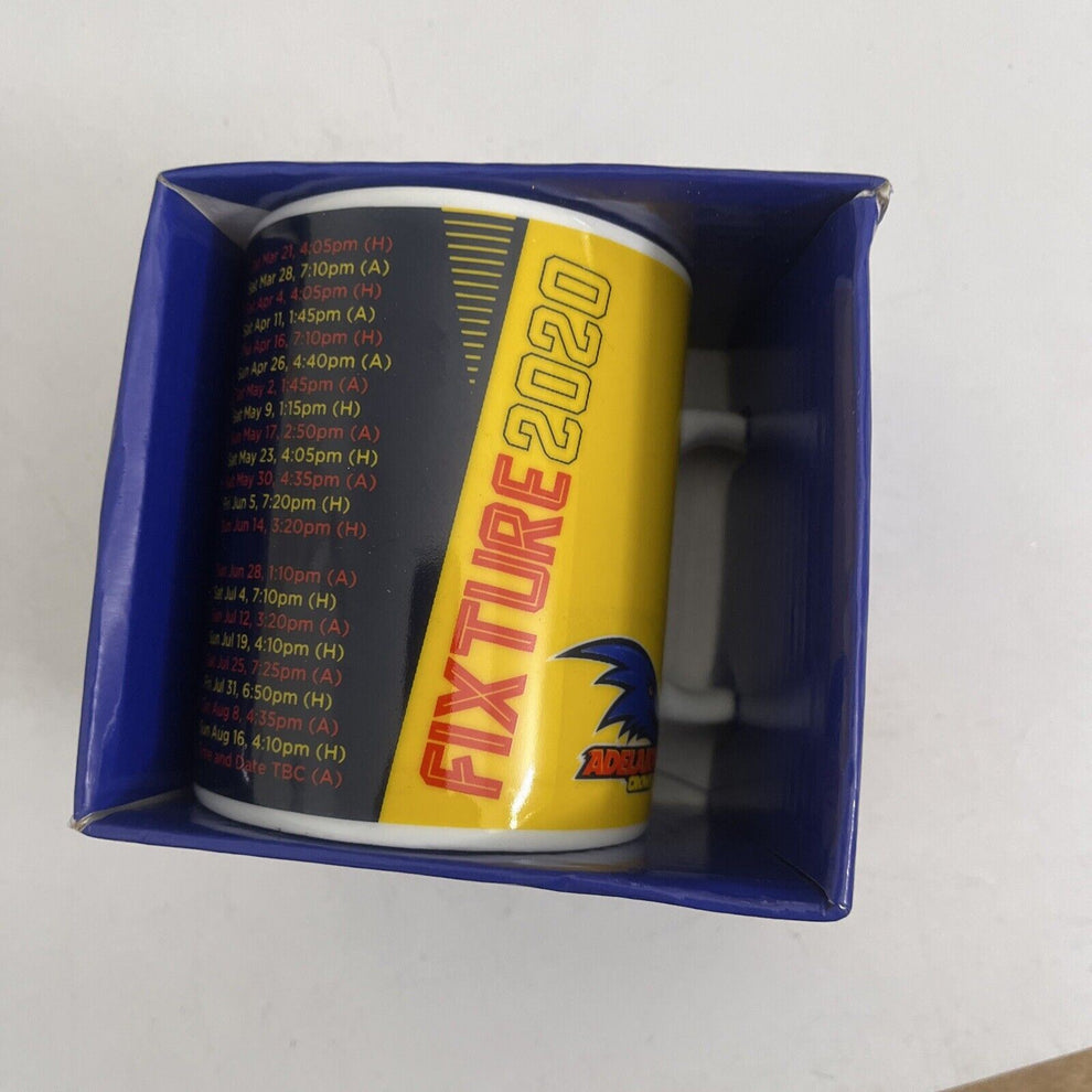 *New* AFL Adelaide Crows Fixture 2020 Mug – Retro Unit
