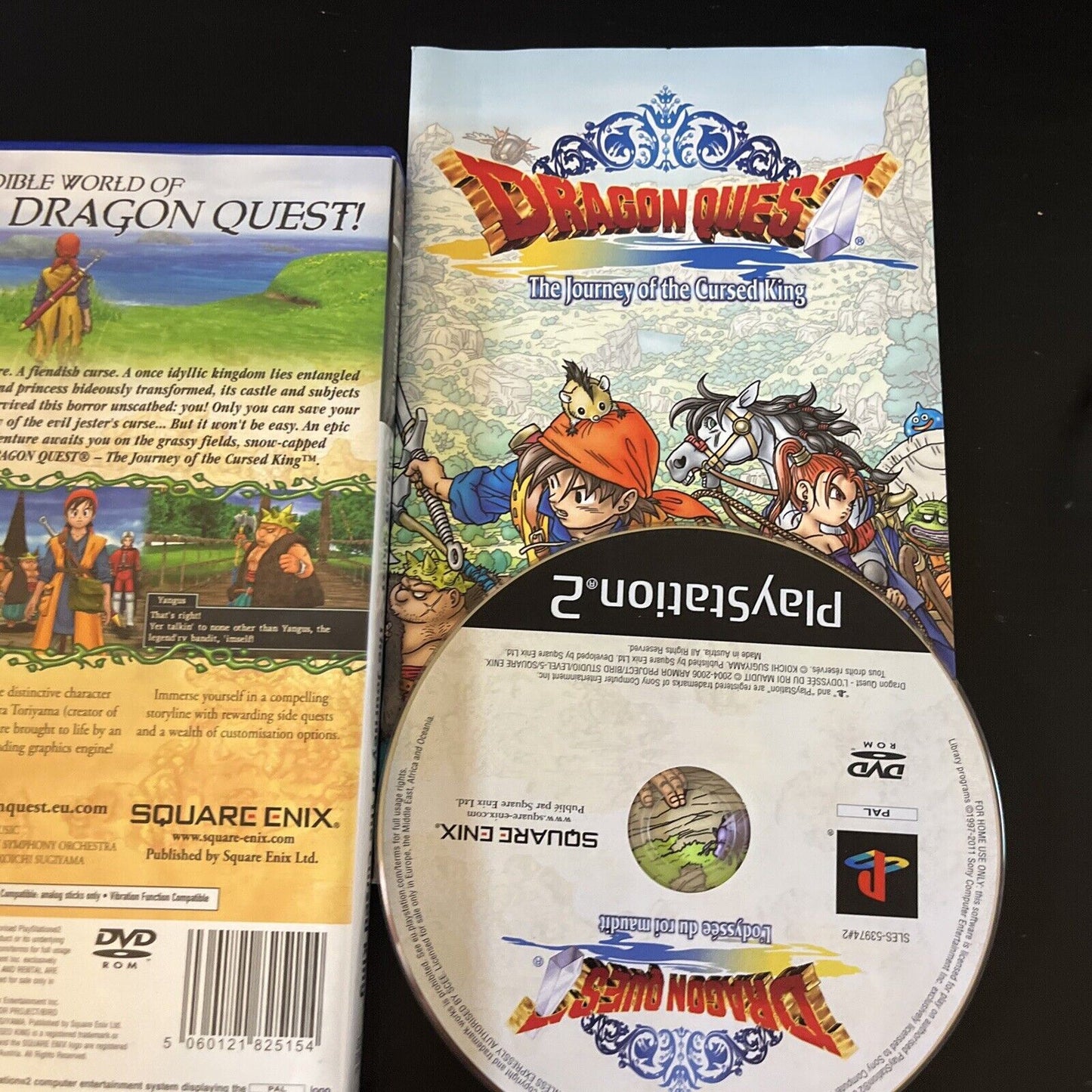Dragon Quest: The Journey of the Cursed King Sony PS2 With Manual PAL ...