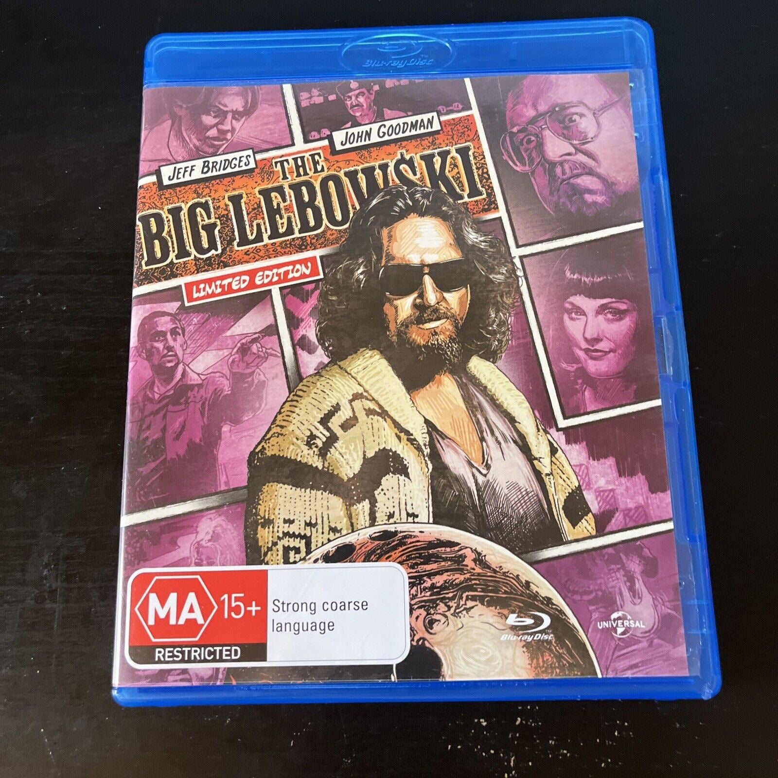 The Big Lebowski - Limited Edition (Bluray, 1998) Jeff Bridges, Region ...