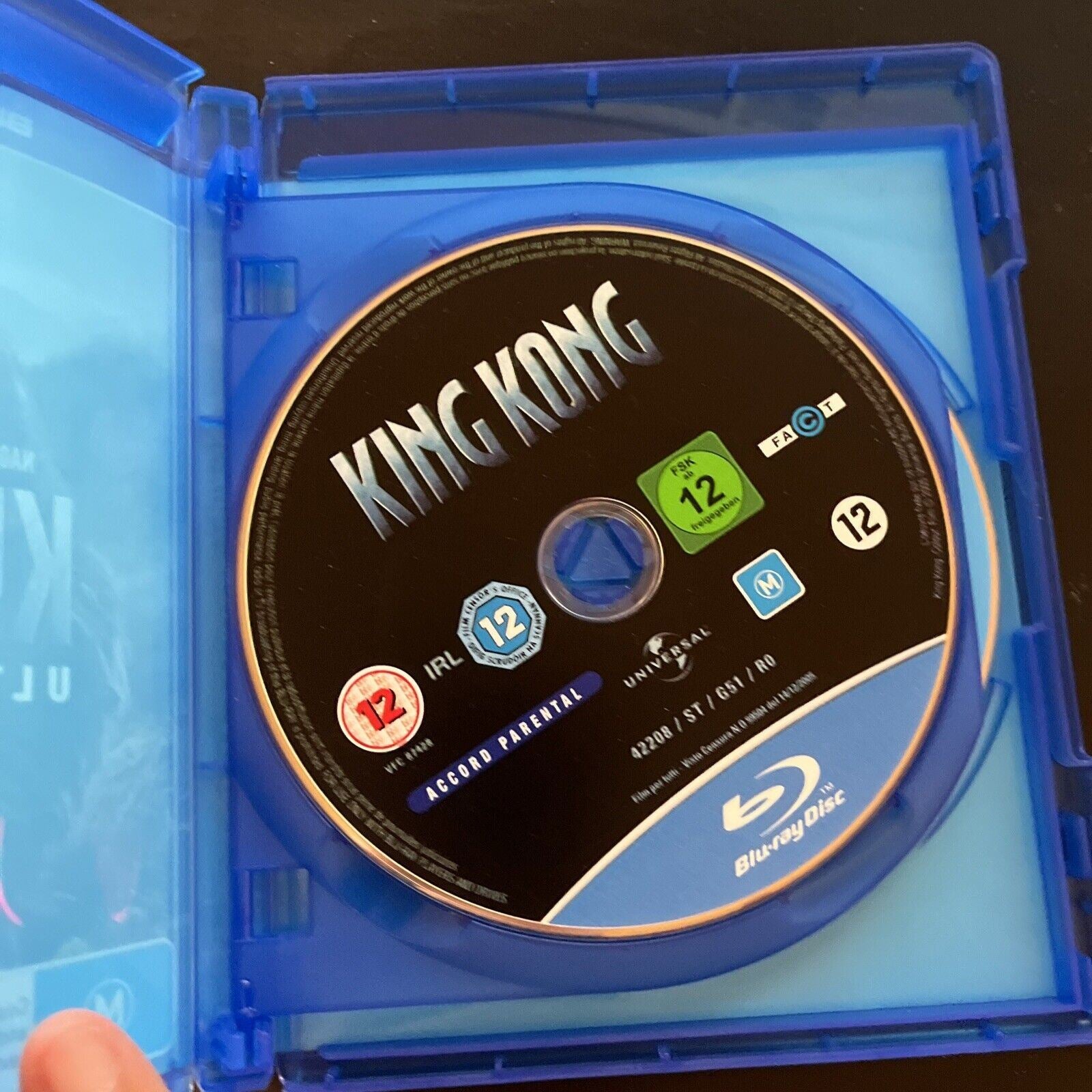 King Kong - Ultimate Edition (Blu-ray, 2005, 2-Disc) Naomi Watts Regio ...