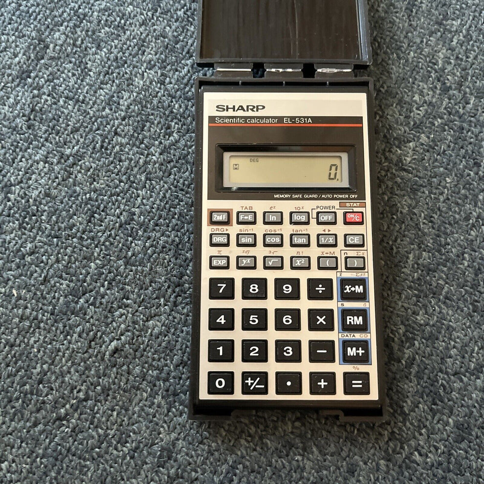 Vintage Sharp Scientific Calculator EL-531A – Retro Unit