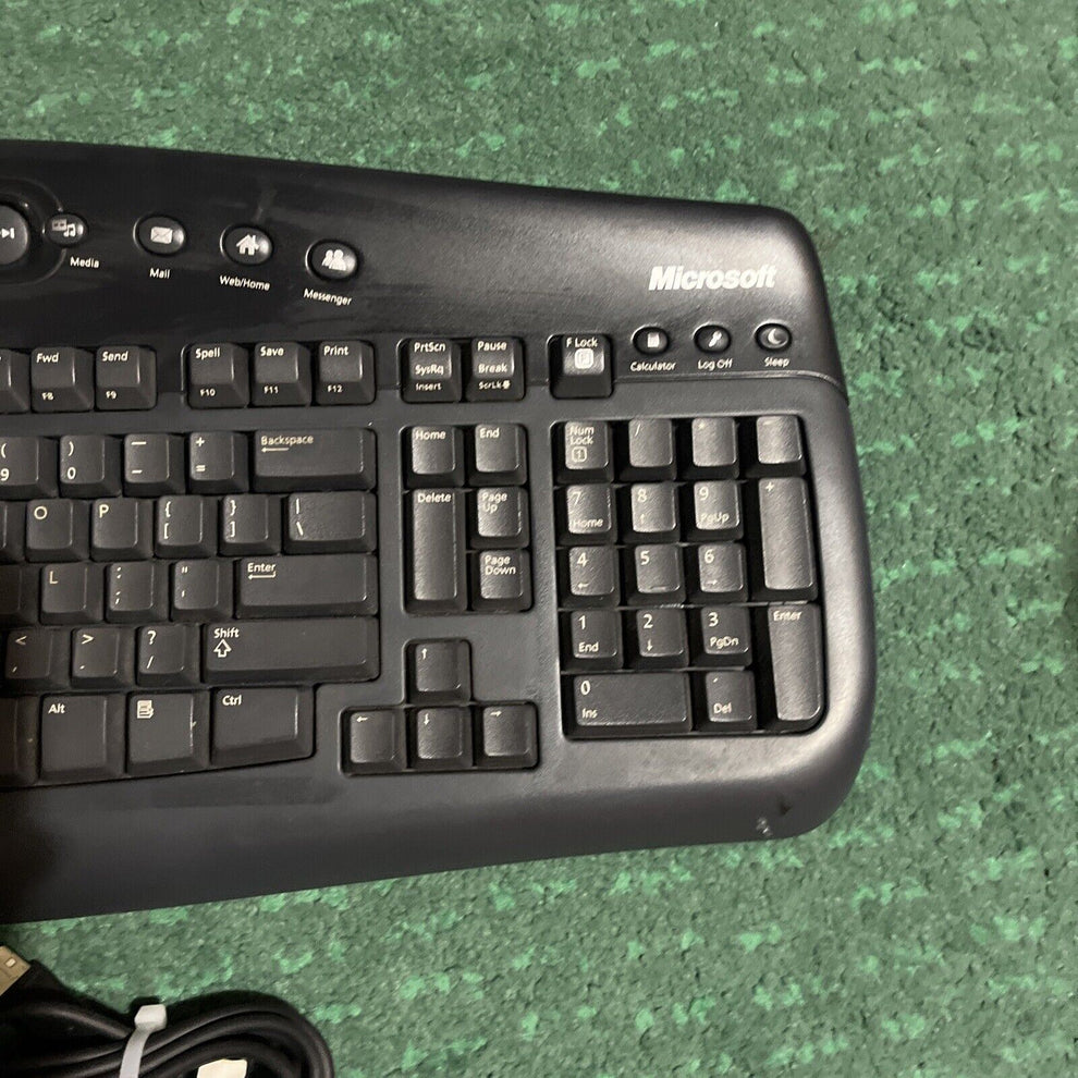 Microsoft Wireless Multimedia Keyboard 1.1 and Mouse Model 1025 – Retro ...
