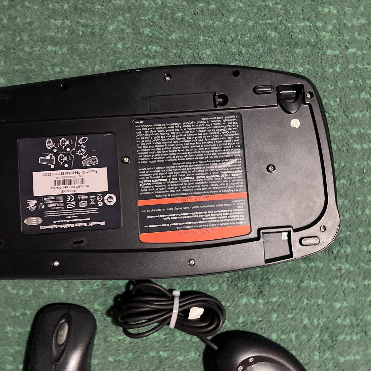 Microsoft Wireless Multimedia Keyboard 1.1 and Mouse Model 1025 – Retro ...