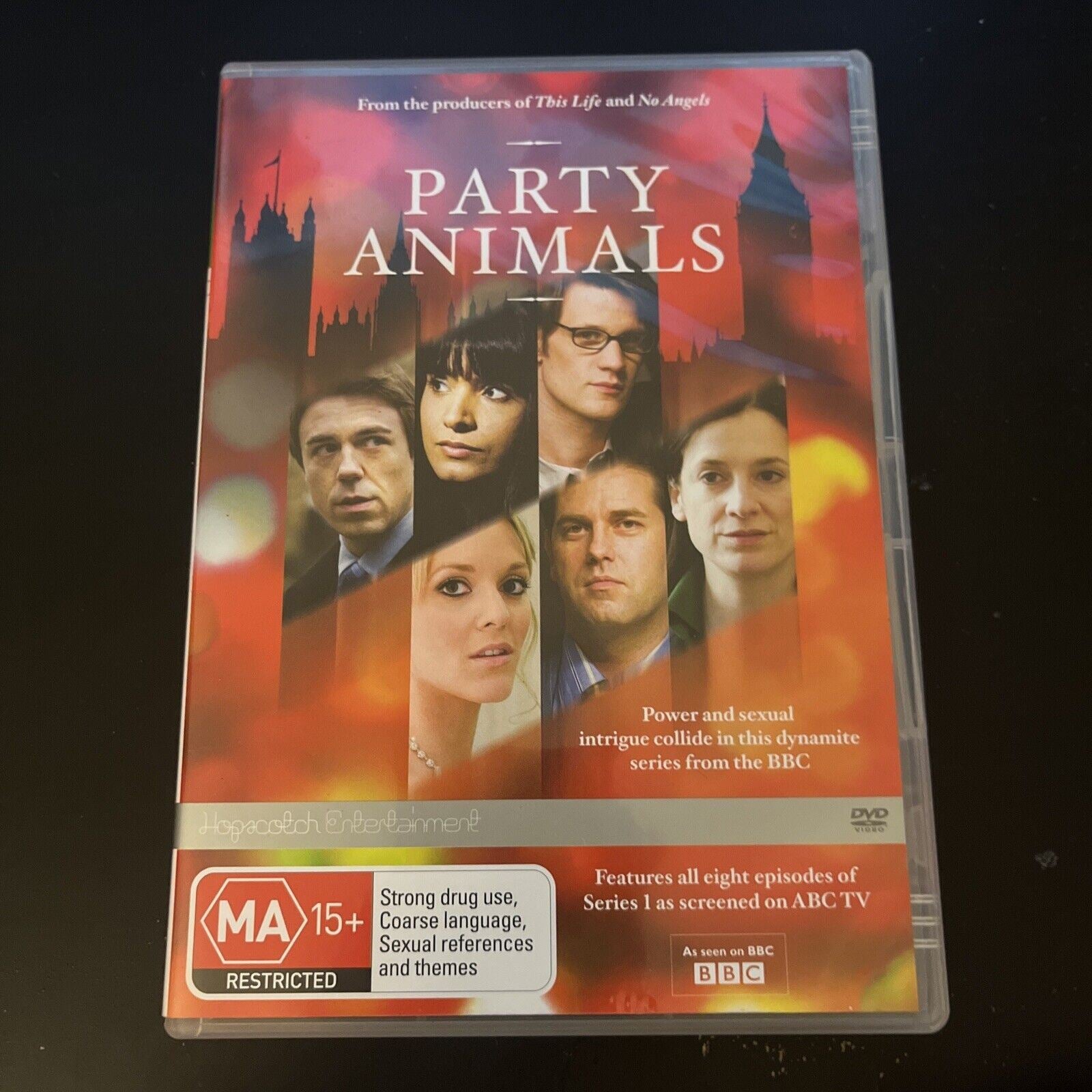 Party Animals (DVD, 2008, 2-Disc) Andrew Buchan, Matt Smith, Region 4 ...