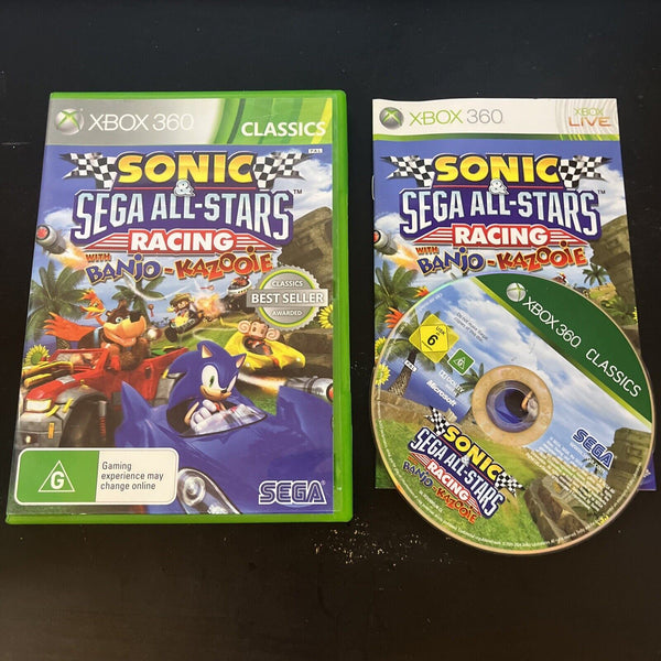 Sonic and Sega All Stars Racing With Banjo Kazooie Xbox 360 With Manua ...