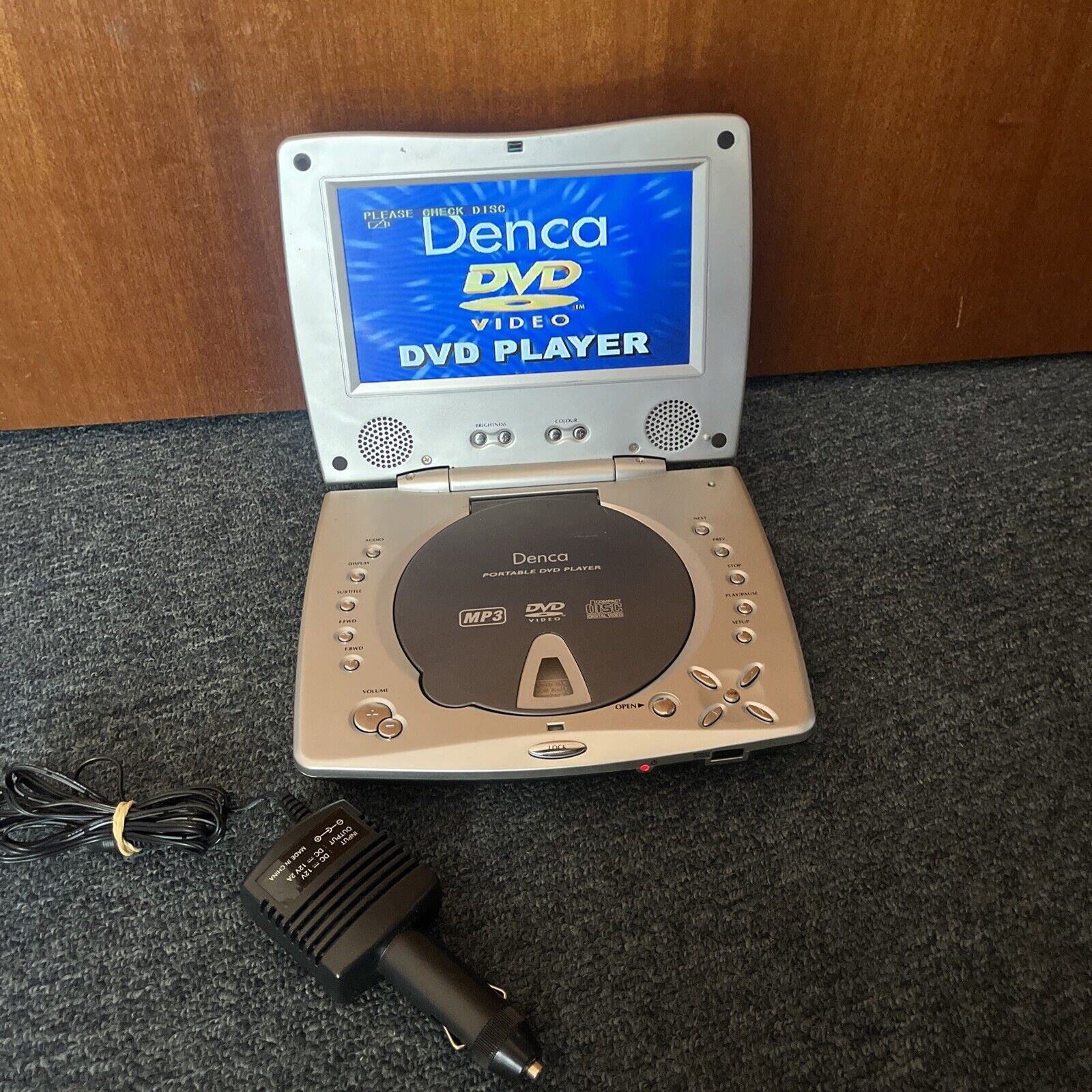 Denca Portable 7" DVD Player *For Parts Or Repair* – Retro Unit