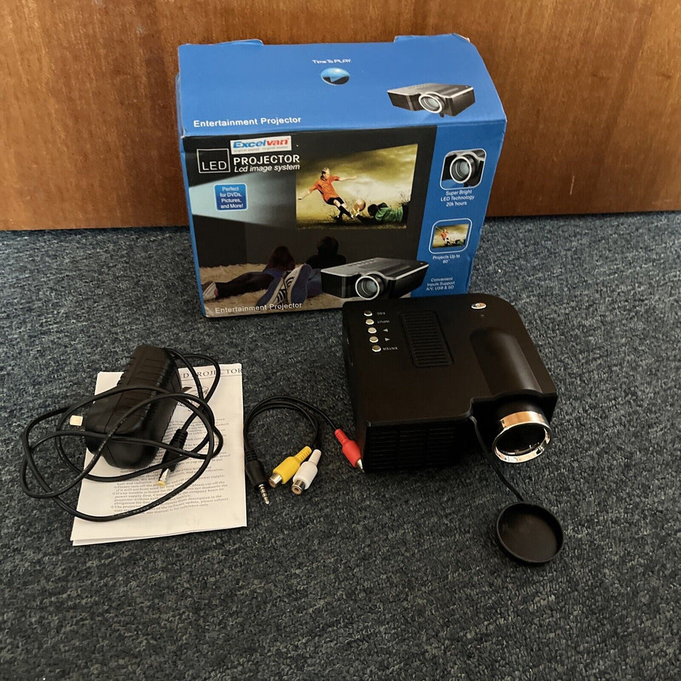 Excelvan LED Projector LCD Image System – Retro Unit