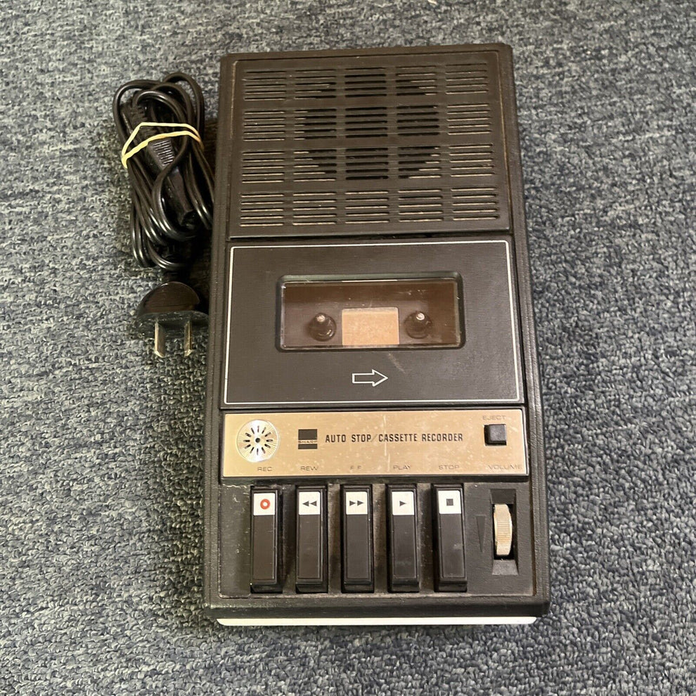 Sharp RD-600XA Portable Cassette Tape Recorder – Retro Unit