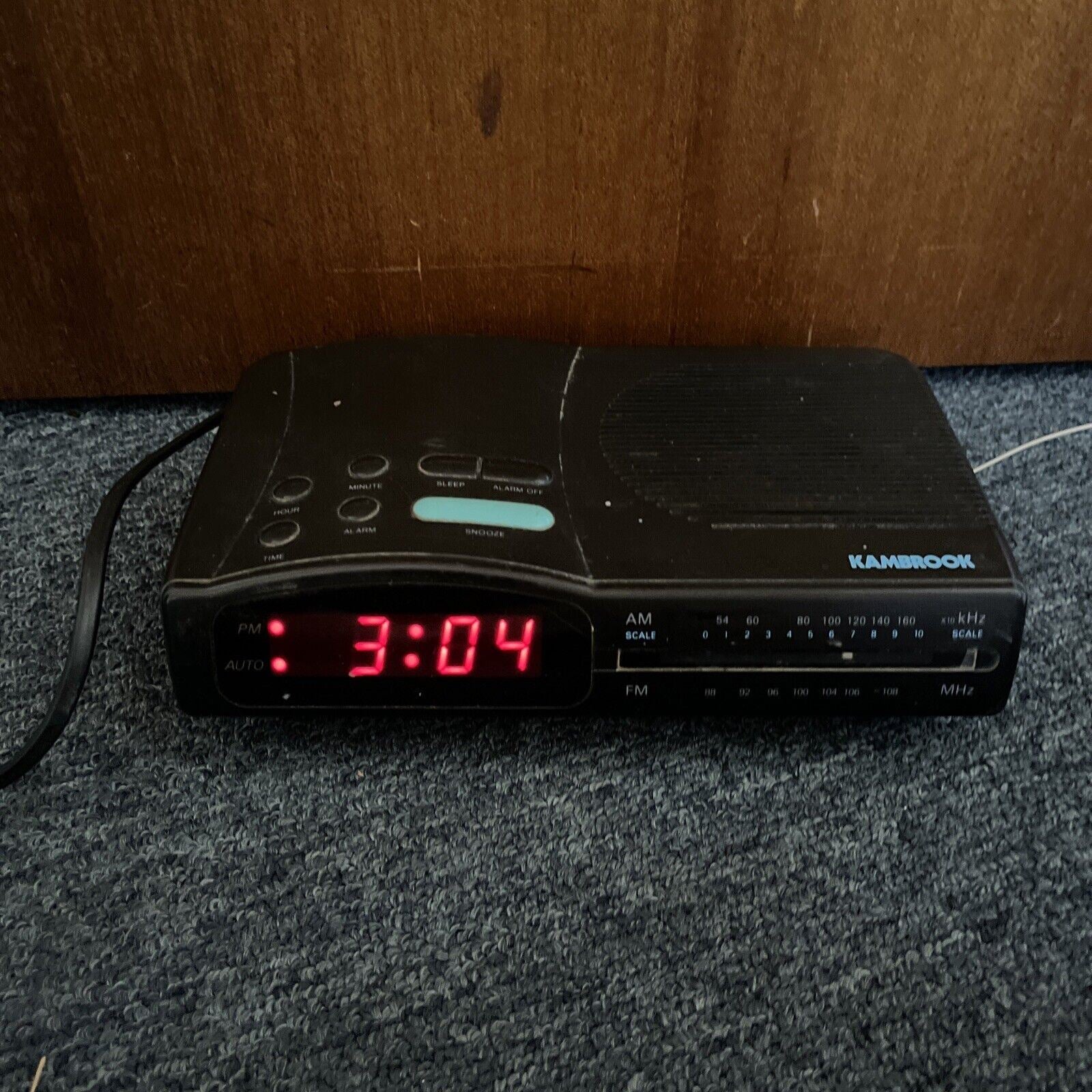 Vintage Kambrook KR119 Alarm Clock AM/FM Radio – Retro Unit