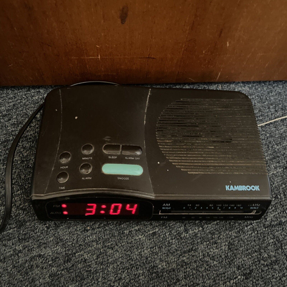 Vintage Kambrook KR119 Alarm Clock AM/FM Radio – Retro Unit