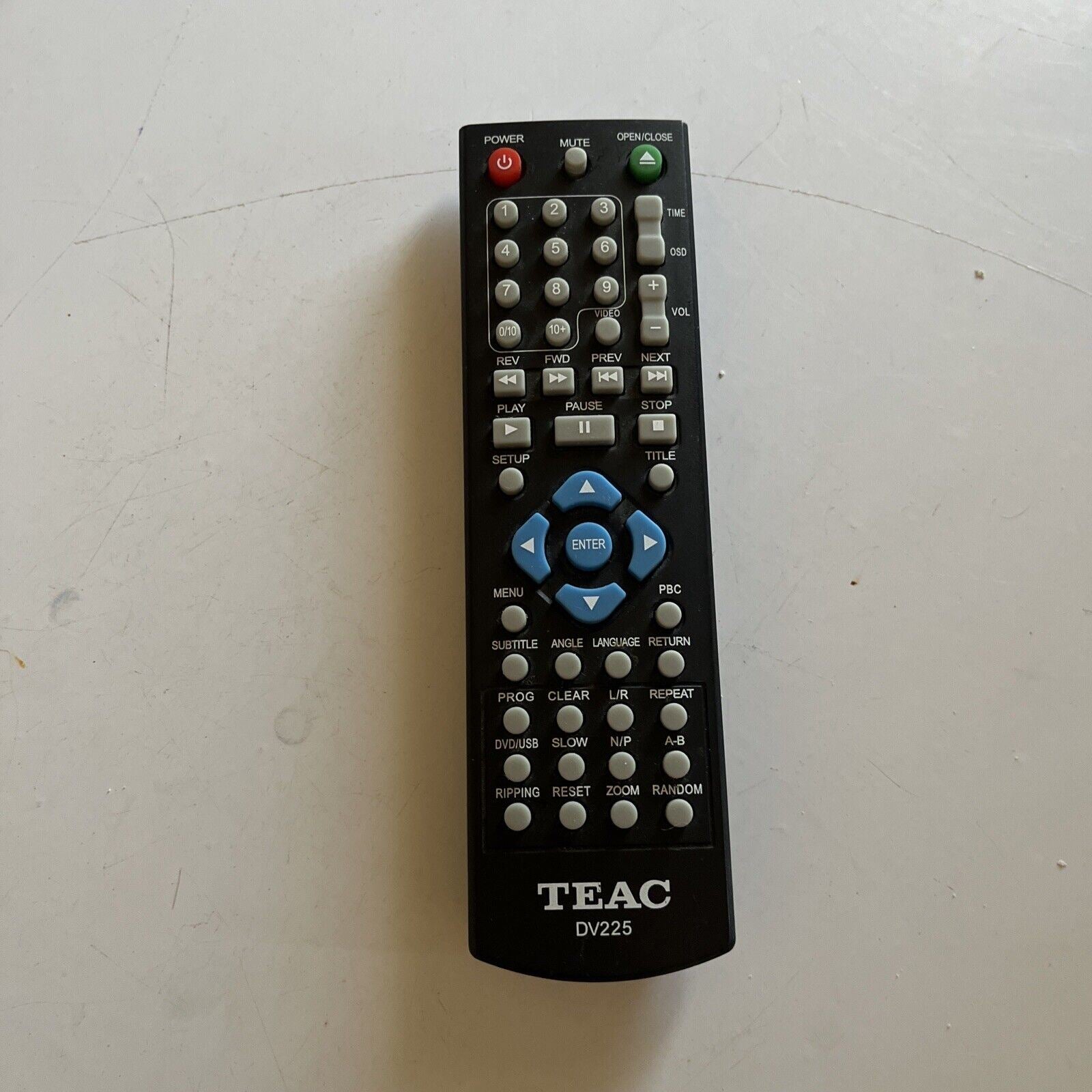 Genuine Teac Remote Control DV225 for DVD player – Retro Unit
