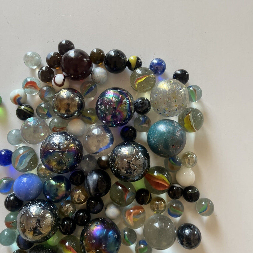 1.375kg Assorted Marbles Colours And Sizes – Retro Unit