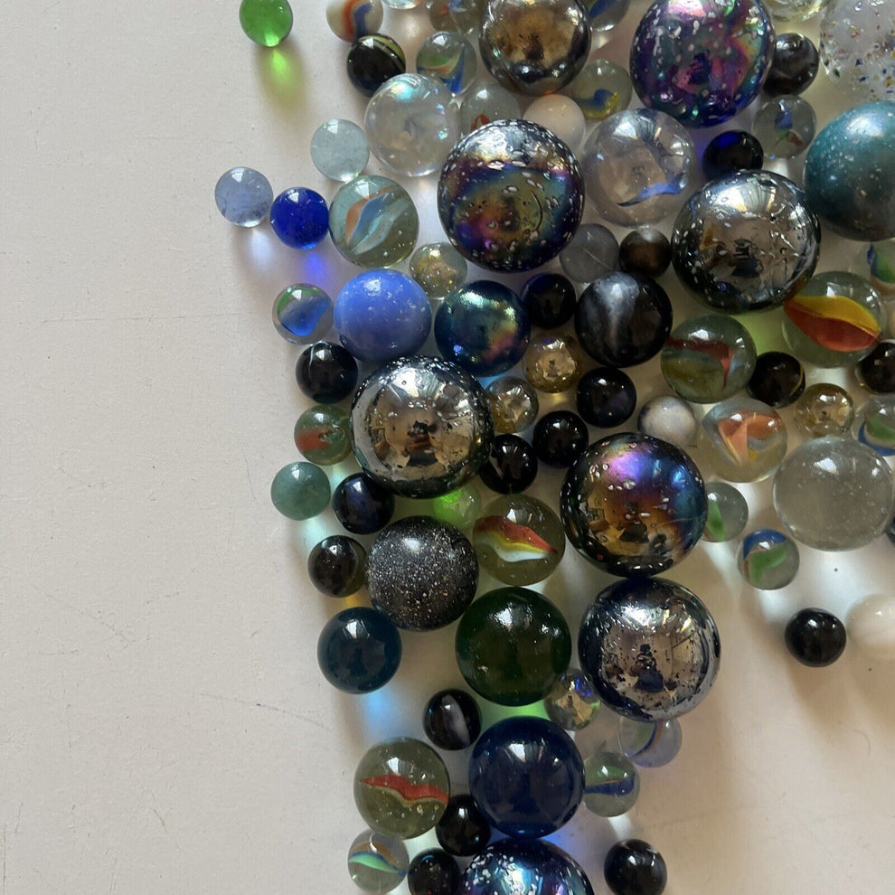 1.375kg Assorted Marbles Colours And Sizes – Retro Unit